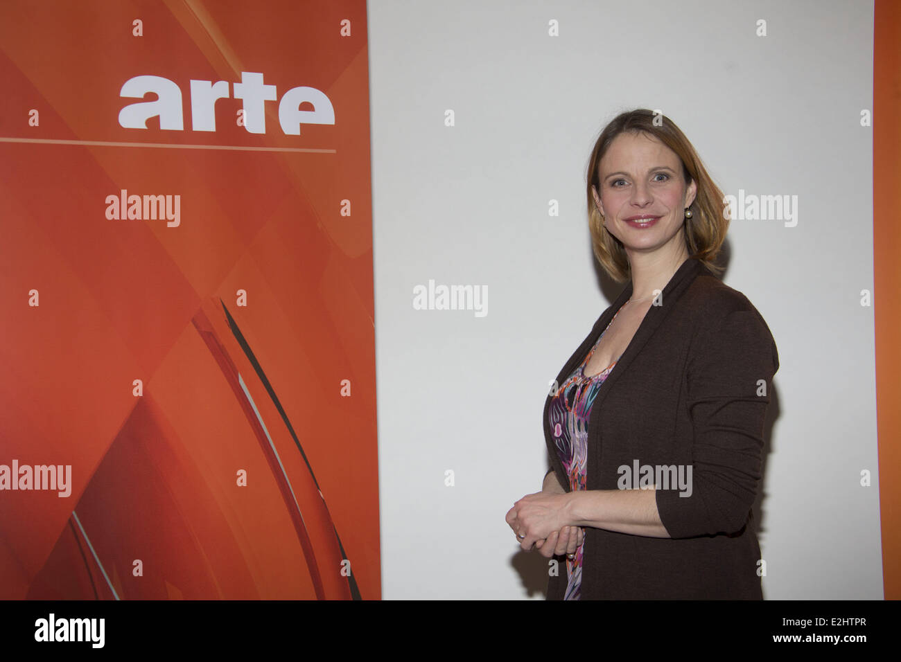 Julia Jaeger at a photocall promoting SWR/ARTE TV series Zeit der ...