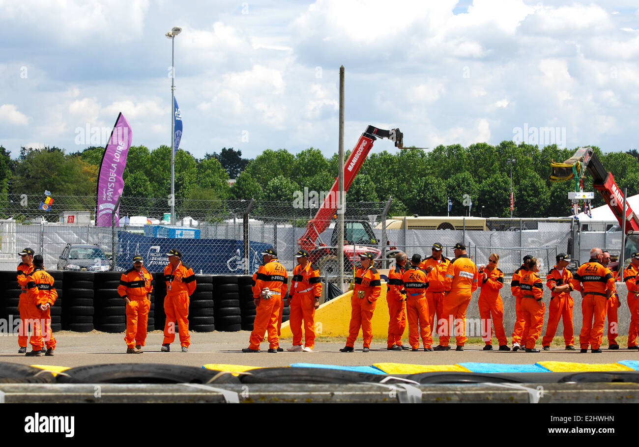 Marshal at motor race hi-res stock photography and images - Alamy