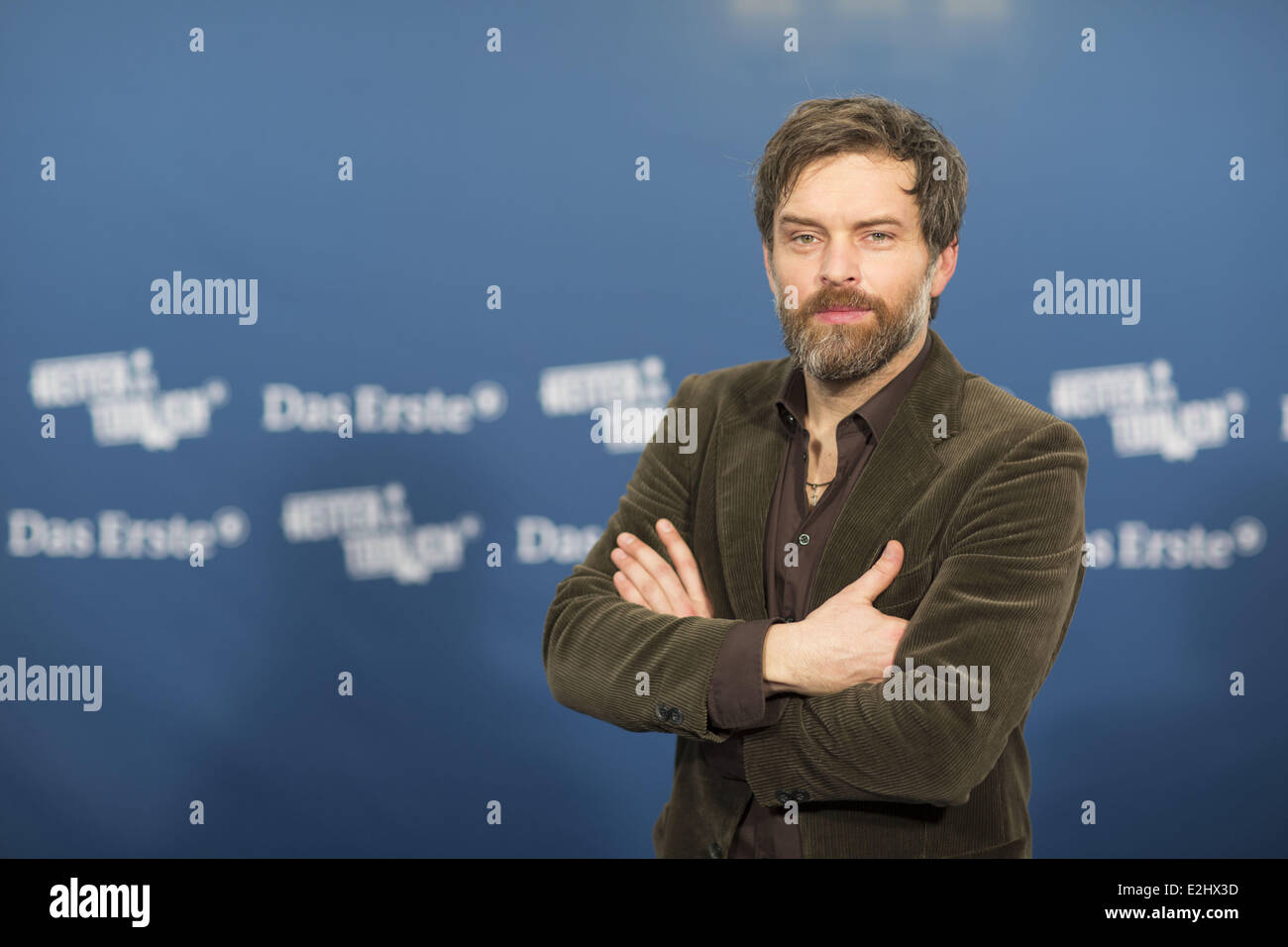 Ole Puppe at a photocall promoting ARD TV series Heiter bis toedlich at ...