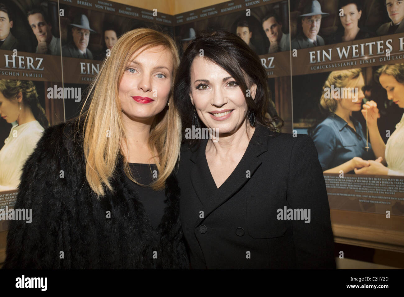 Nadja Uhl and Iris Berben at a photocall of German ZDF TV movie Ein ...