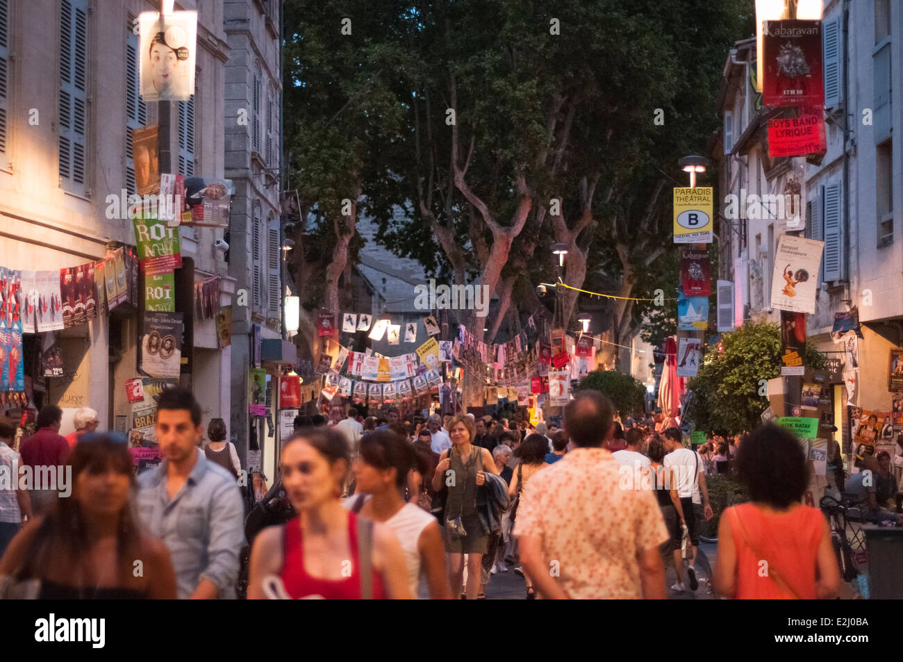 Avignon, the biggest European theater festival Stock Photo - Alamy
