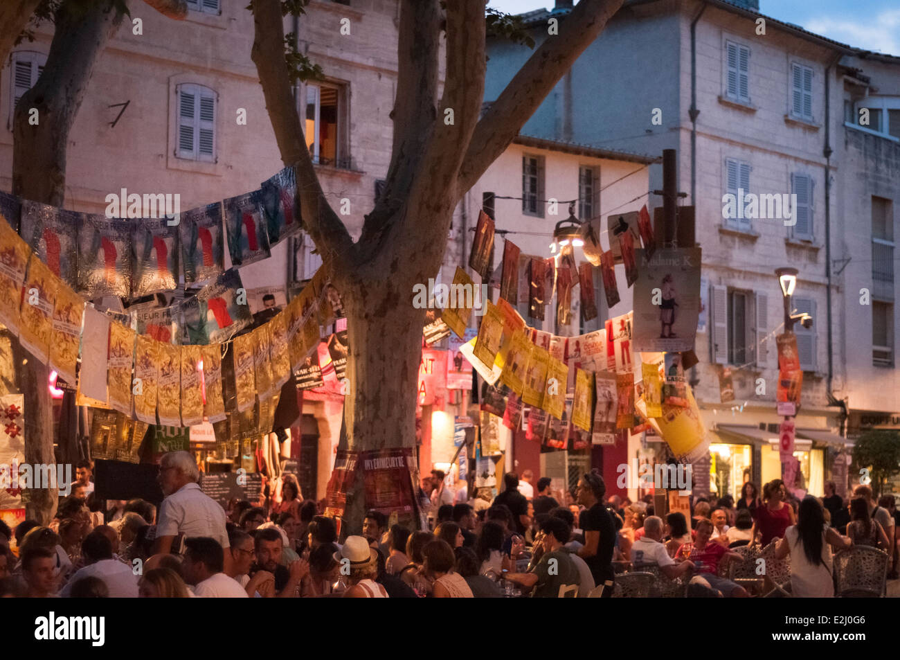 Avignon, the biggest European theater festival Stock Photo - Alamy