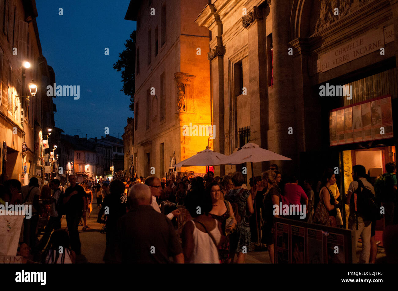 Avignon, the biggest European theater festival Stock Photo - Alamy