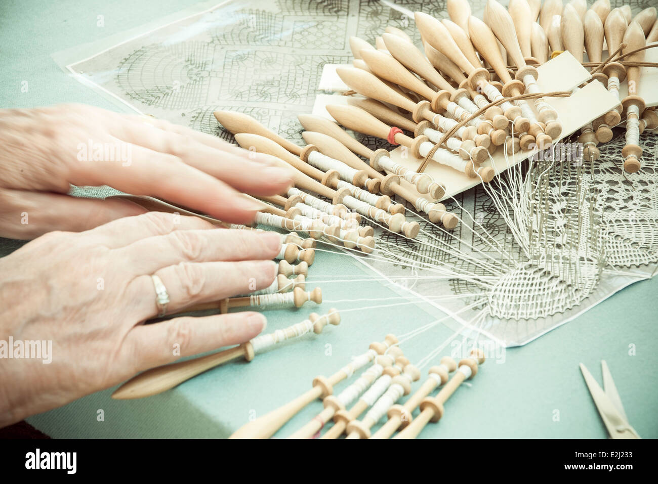 Intricate lacework hi-res stock photography and images - Alamy