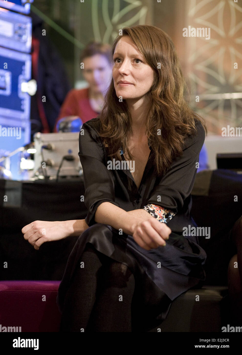 Lavinia Wilson at german RBB radio eins show Berlinale Nighttalk at the ...