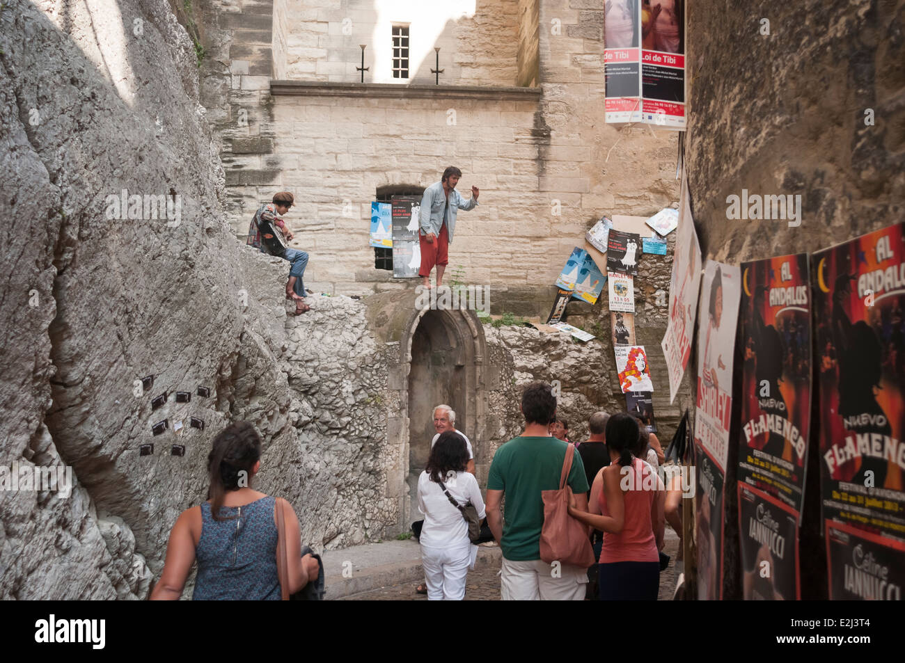 Avignon, the biggest European theater festival Stock Photo - Alamy
