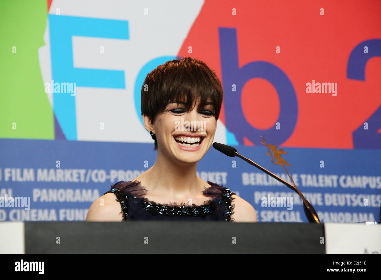 Anne Hathaway at the 63rd annual Berlin International Film Festival ...