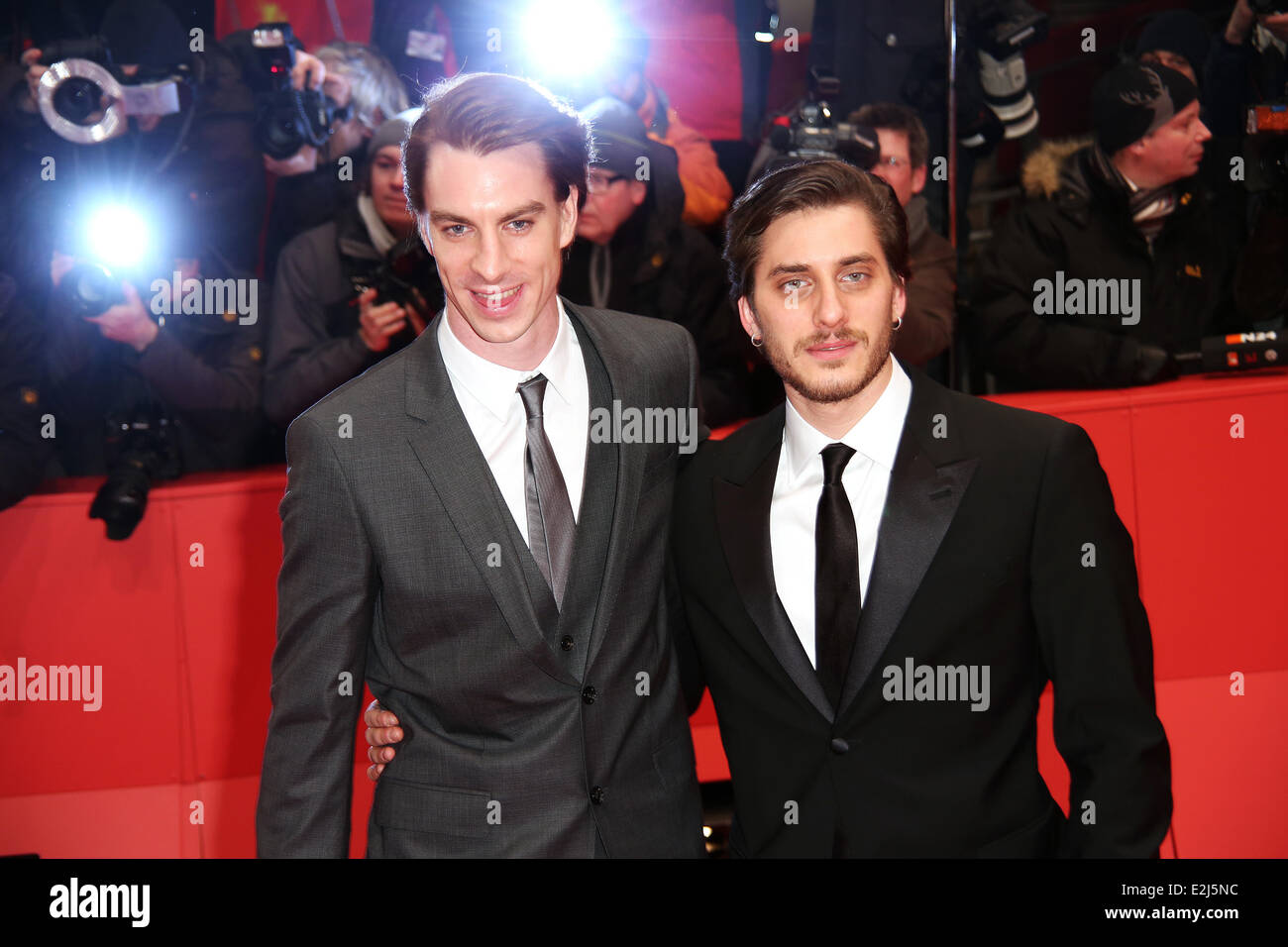 Jure Henigman and Luca Marinelli at 63rd Berlin International Film ...