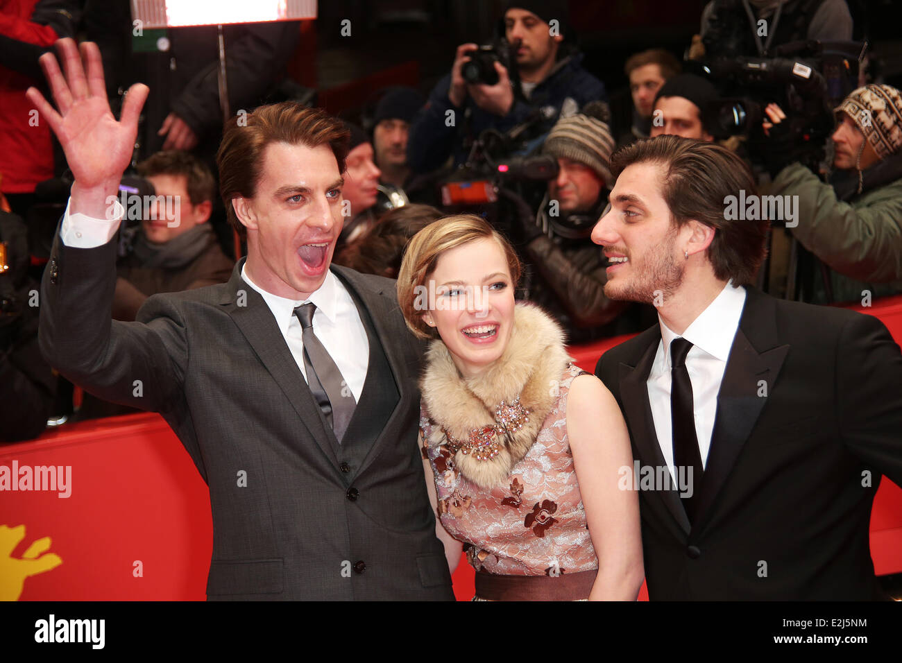 Jure Henigman, Saskia Rosendahl and Luca Marinelli at 63rd Berlin ...