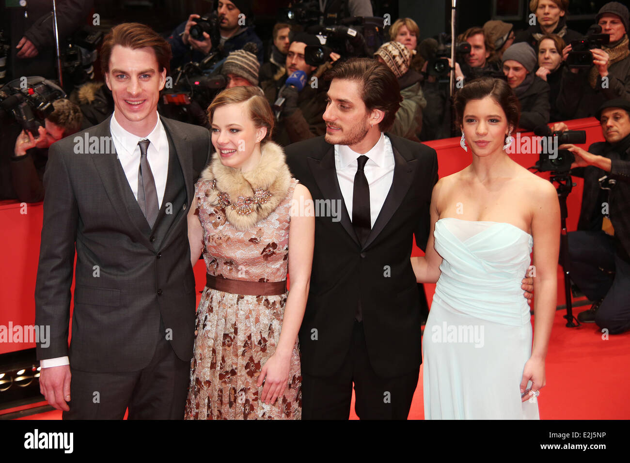 Jure Henigman, Saskia Rosendahl, Luca Marinelli and Ada Condeescu at ...