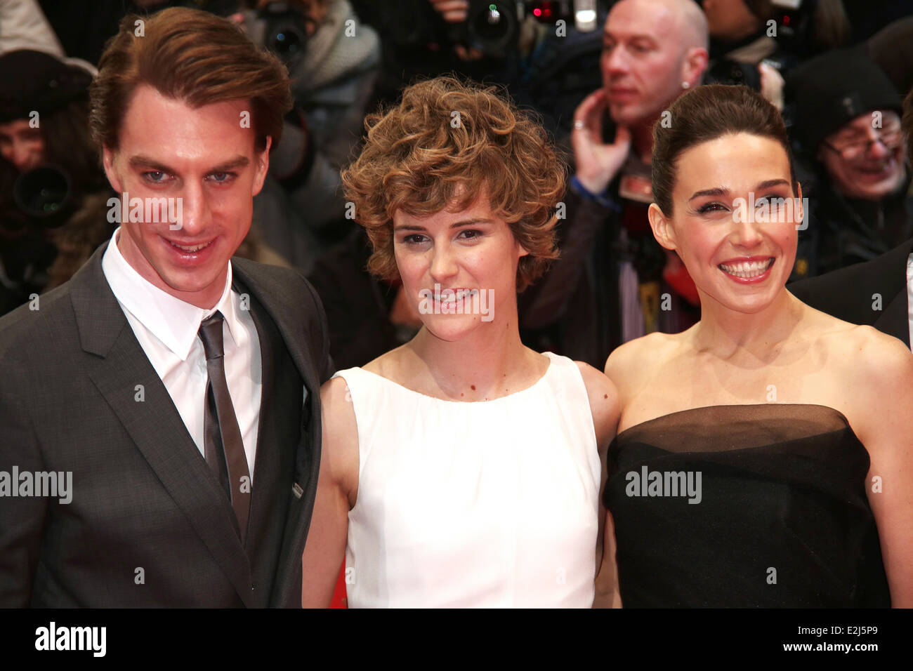 Jure Henigman, Carla Juri and Arta Dobroshi at 63rd Berlin ...