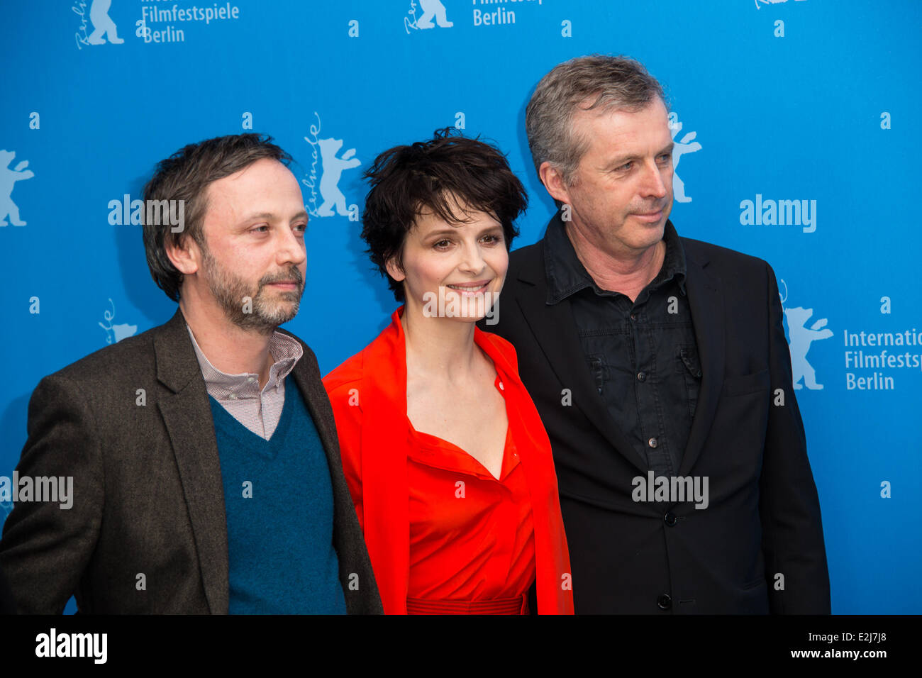 Jean-Luc Vincent, Juliette Binoche and Bruno Dumont at the 63rd annual Berlin International Film ...