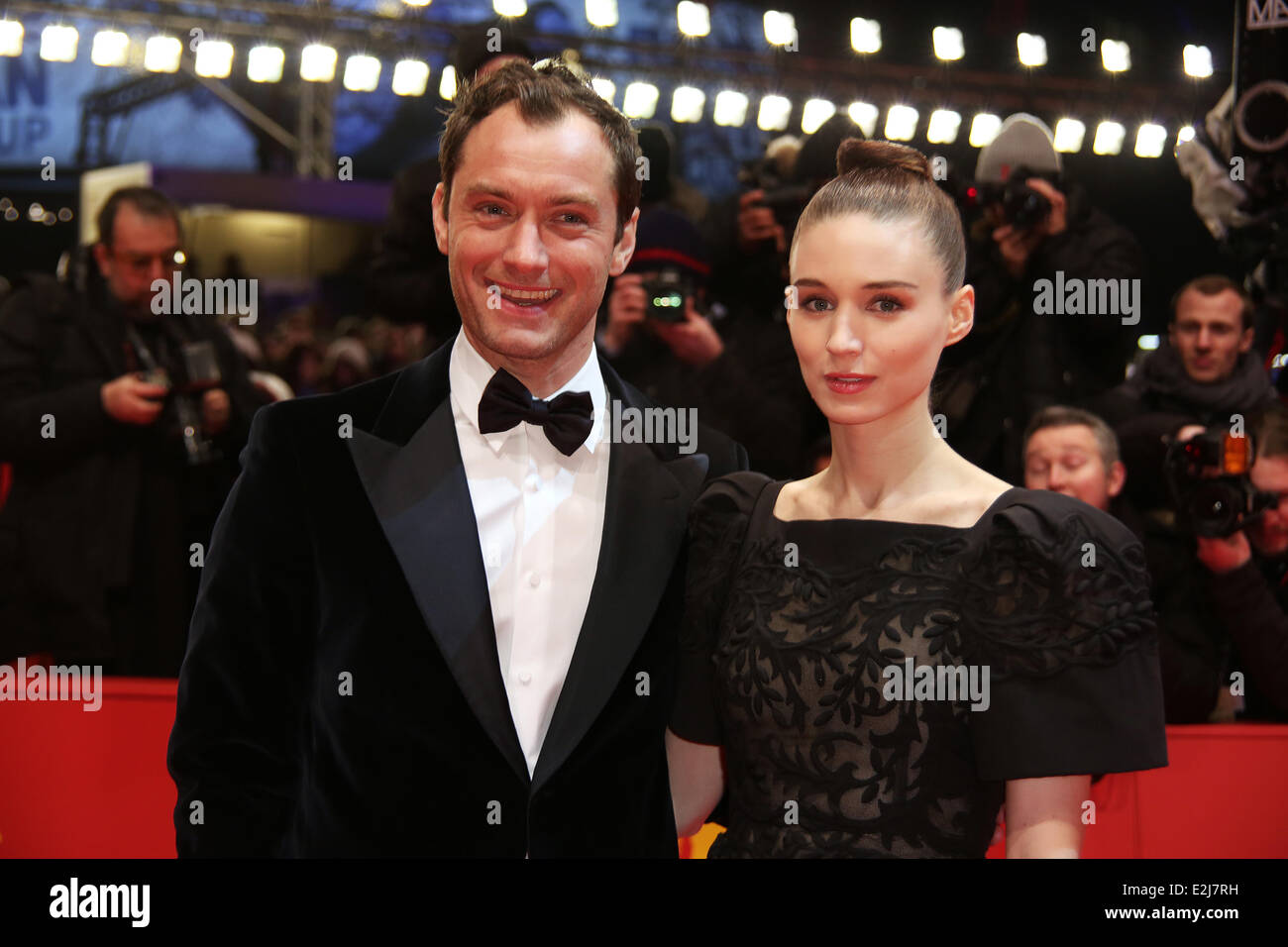 Jude Law and Rooney Mara at the 63rd Berlin International Film Festival ...