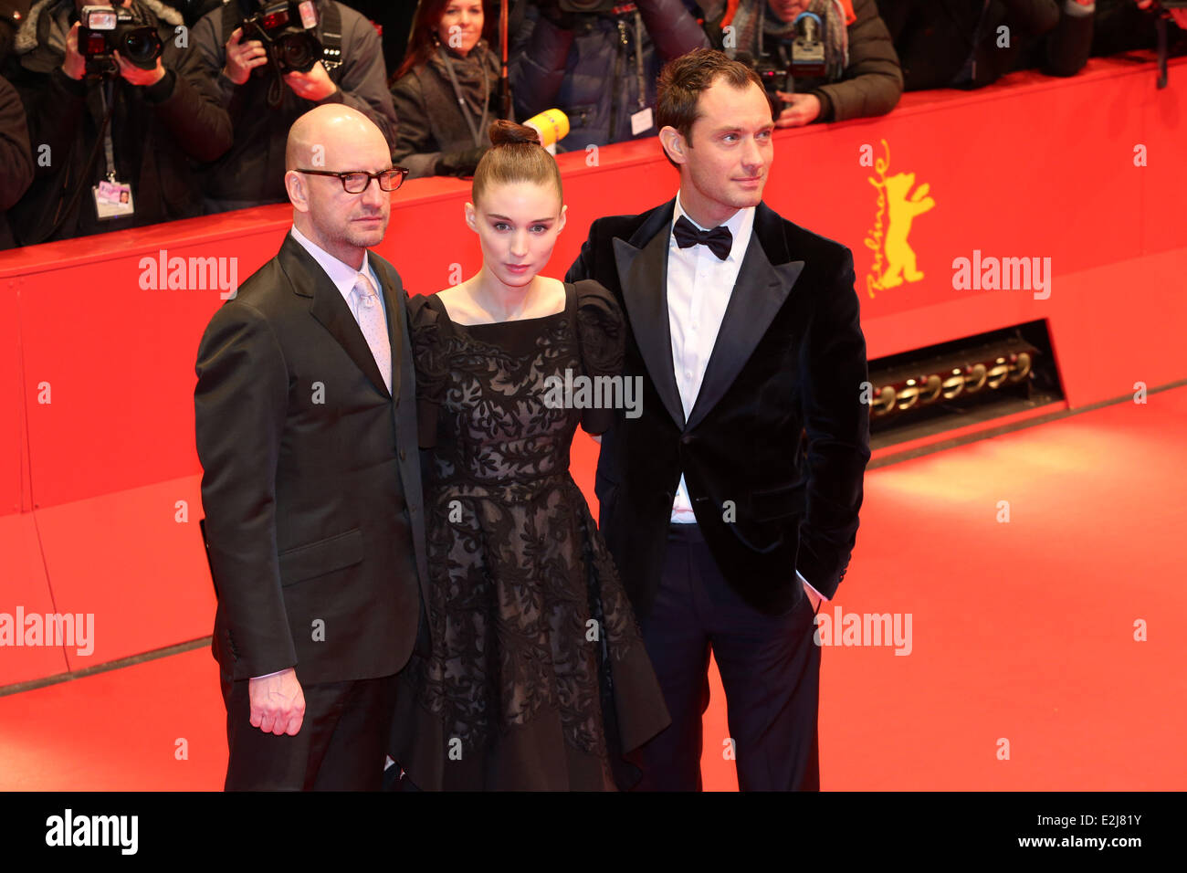 Steven Soderbergh - Rooney Mara - Jude Law at the 63rd Berlin ...