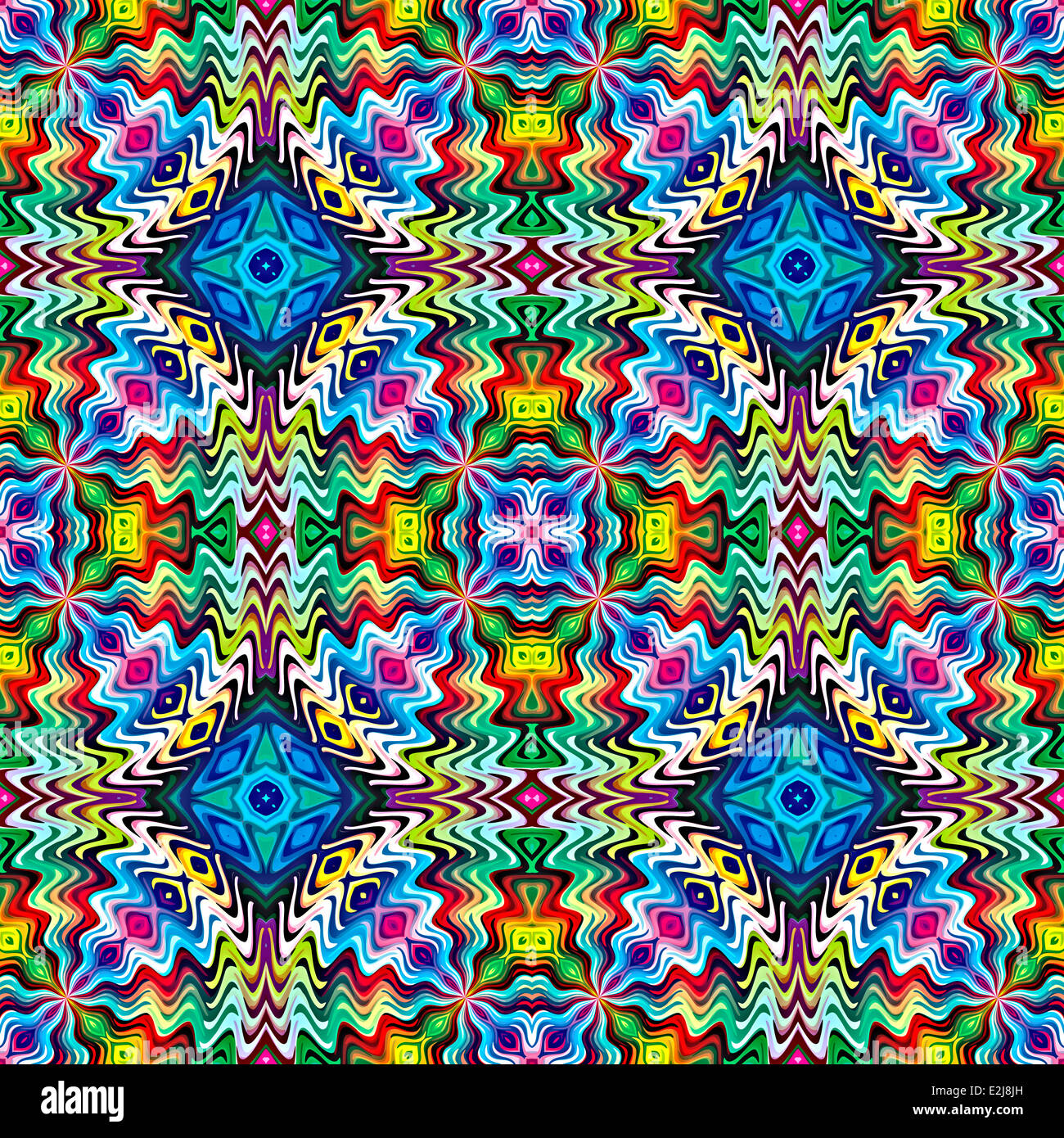 Modern American Indian Pattern with traditional motifs Stock Photo - Alamy