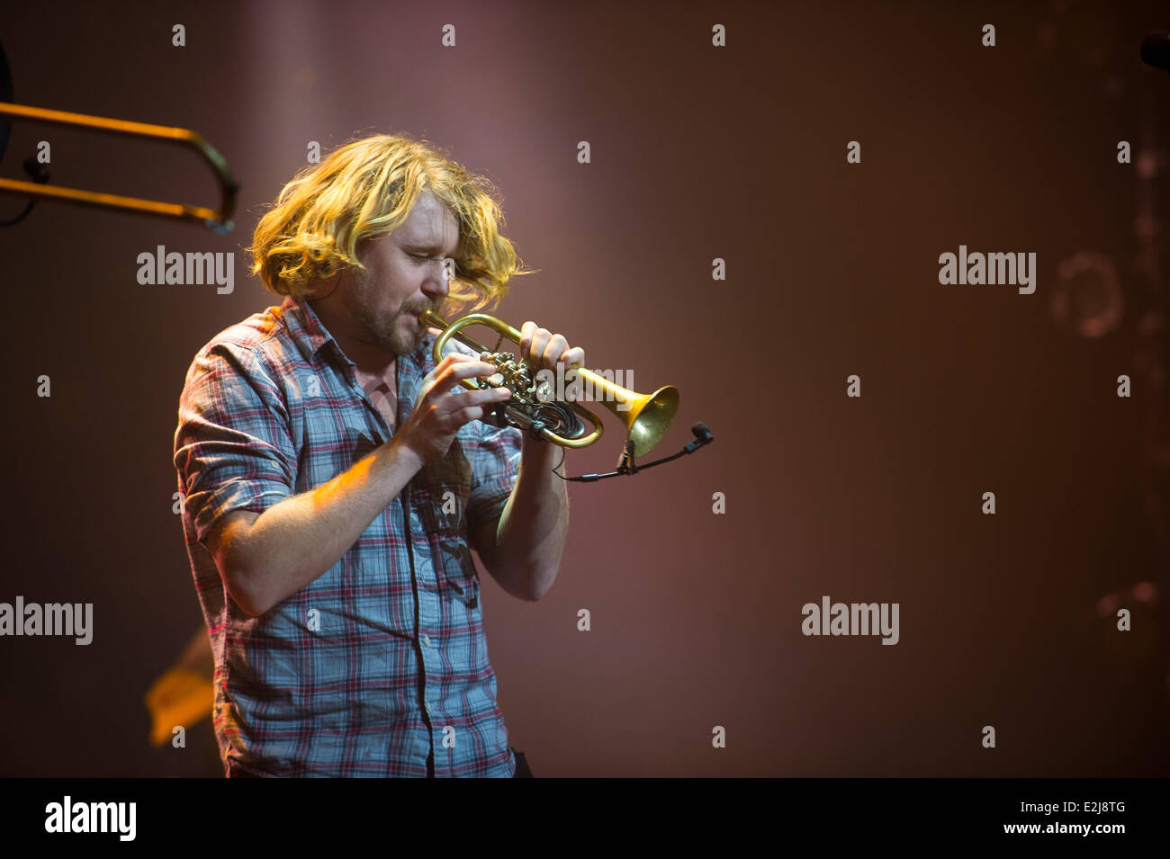 LaBrassbanda at the rehearsel for the Eurovision Song Contest - Unser ...