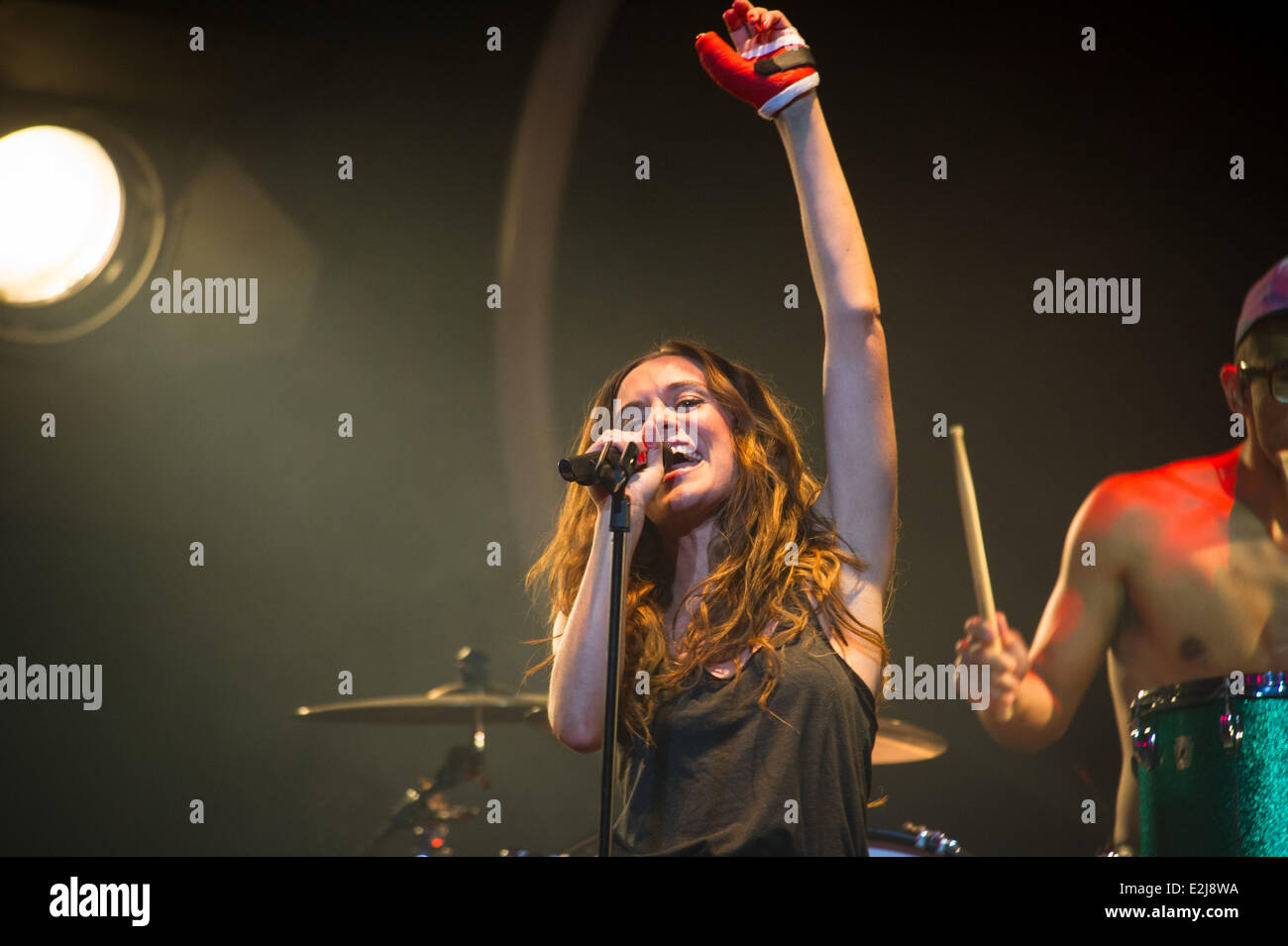 Saint Lu at the rehearsel for the Eurovision Song Contest - Unser Song ...