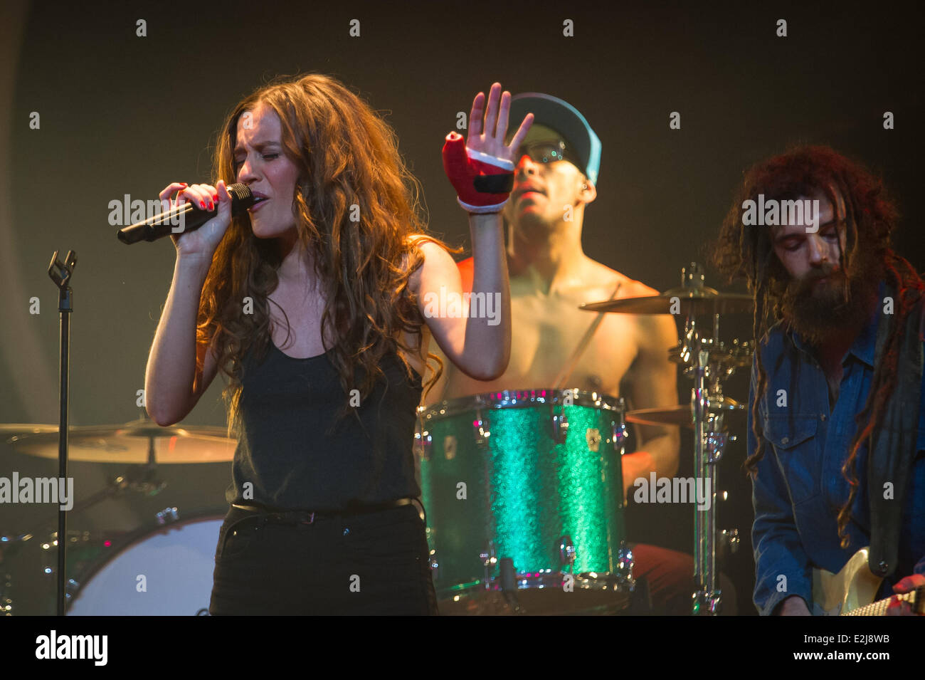 Saint Lu at the rehearsel for the Eurovision Song Contest - Unser Song ...