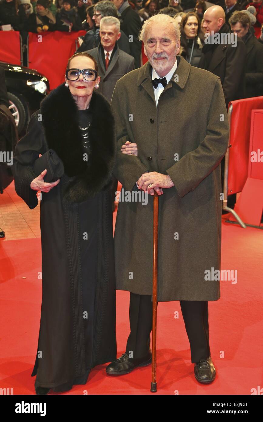 Wife, Christopher Lee, at 63rd Berlin International Film Festival ...
