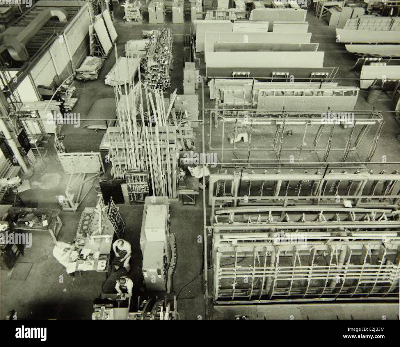 This photo from the Convair/General Dynamics plant showcases aerospace ...
