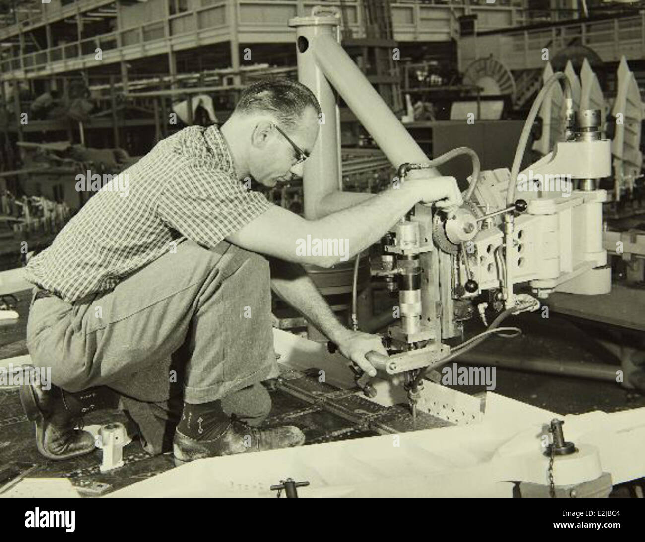 This image captures the operations at Convair/General Dynamics ...