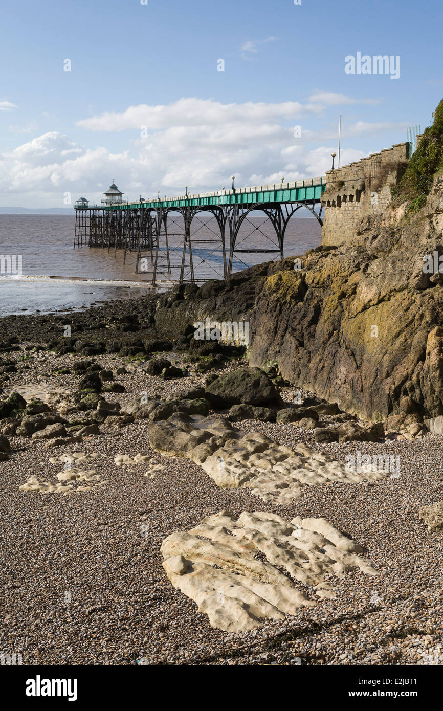 The Pier, Clevedon, Somerset, England, UK Stock Photo - Alamy