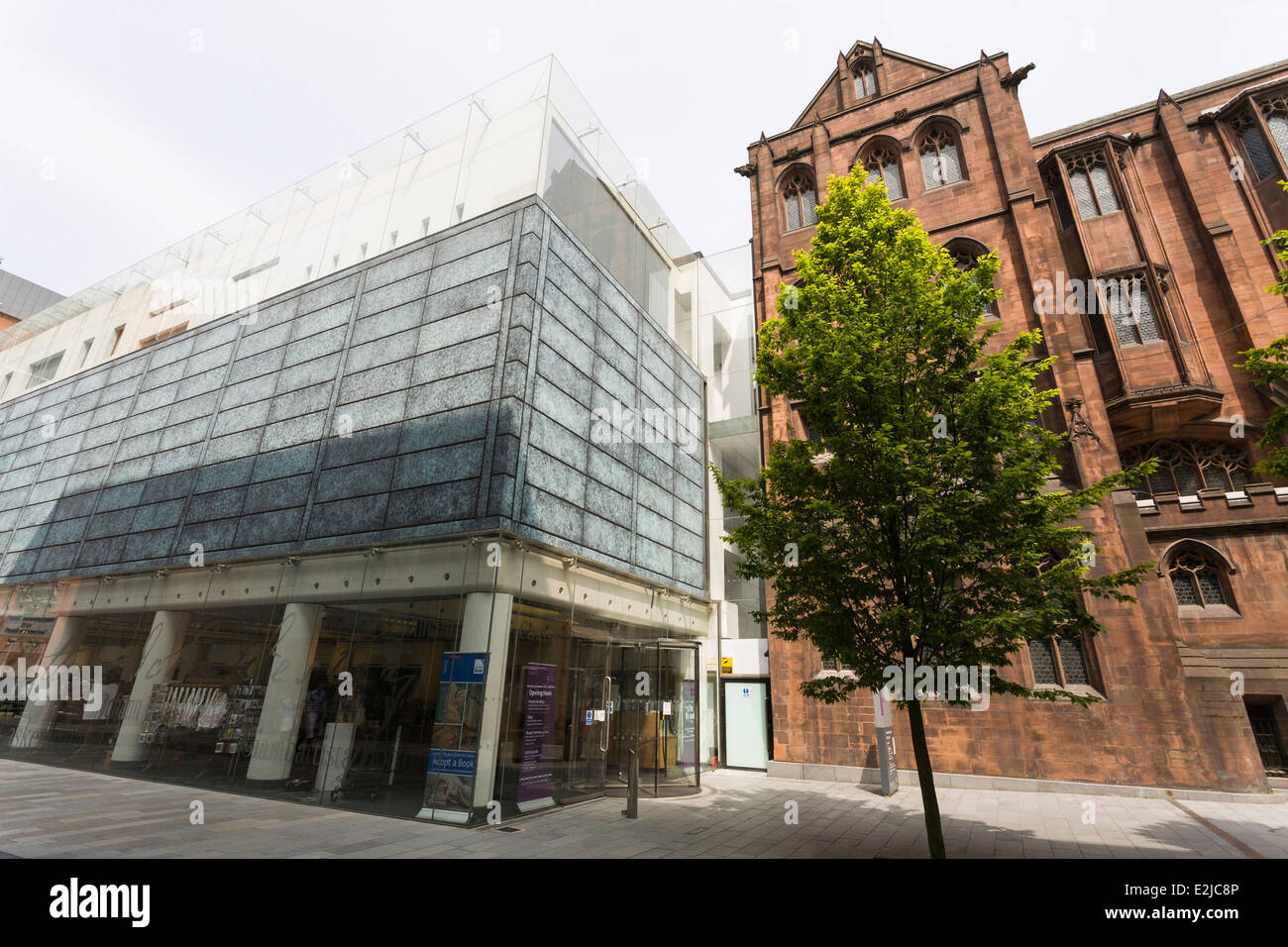 John Rylands Library, Spinningfields, Manchester, England UK Stock ...