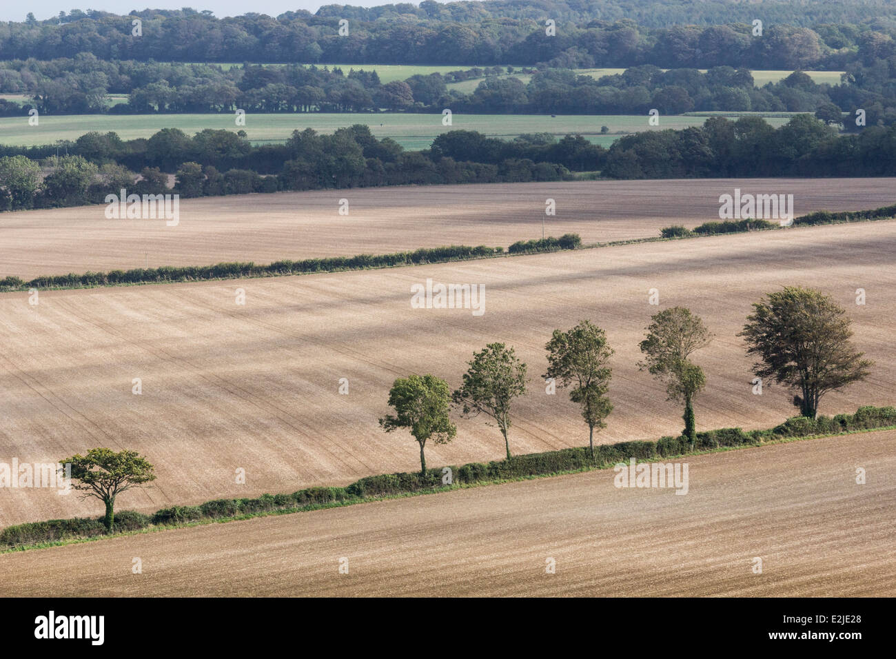 Meon Valley, South Downs, near Droxford, Hampshire, England, UK Stock ...