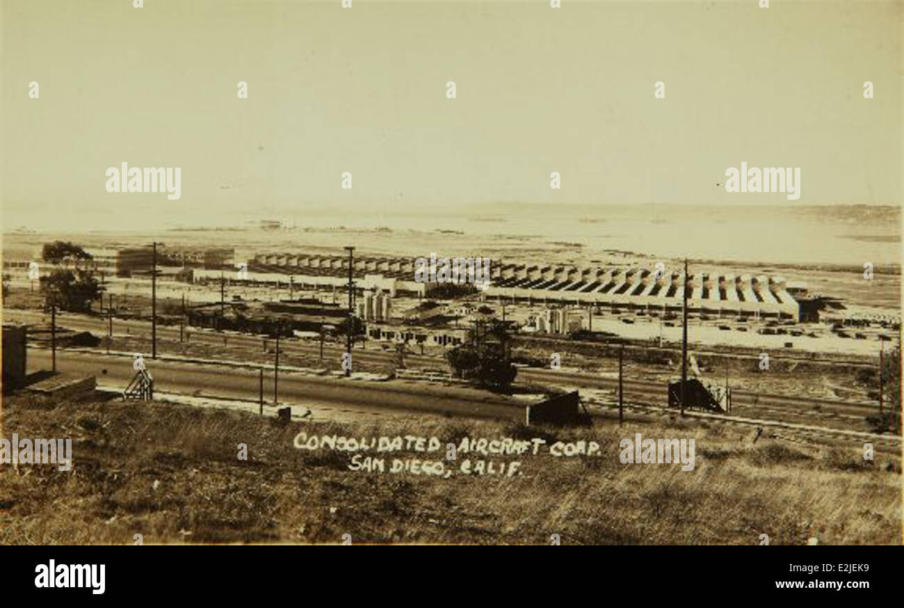 This photo depicts the personnel and operations at the Convair/General ...