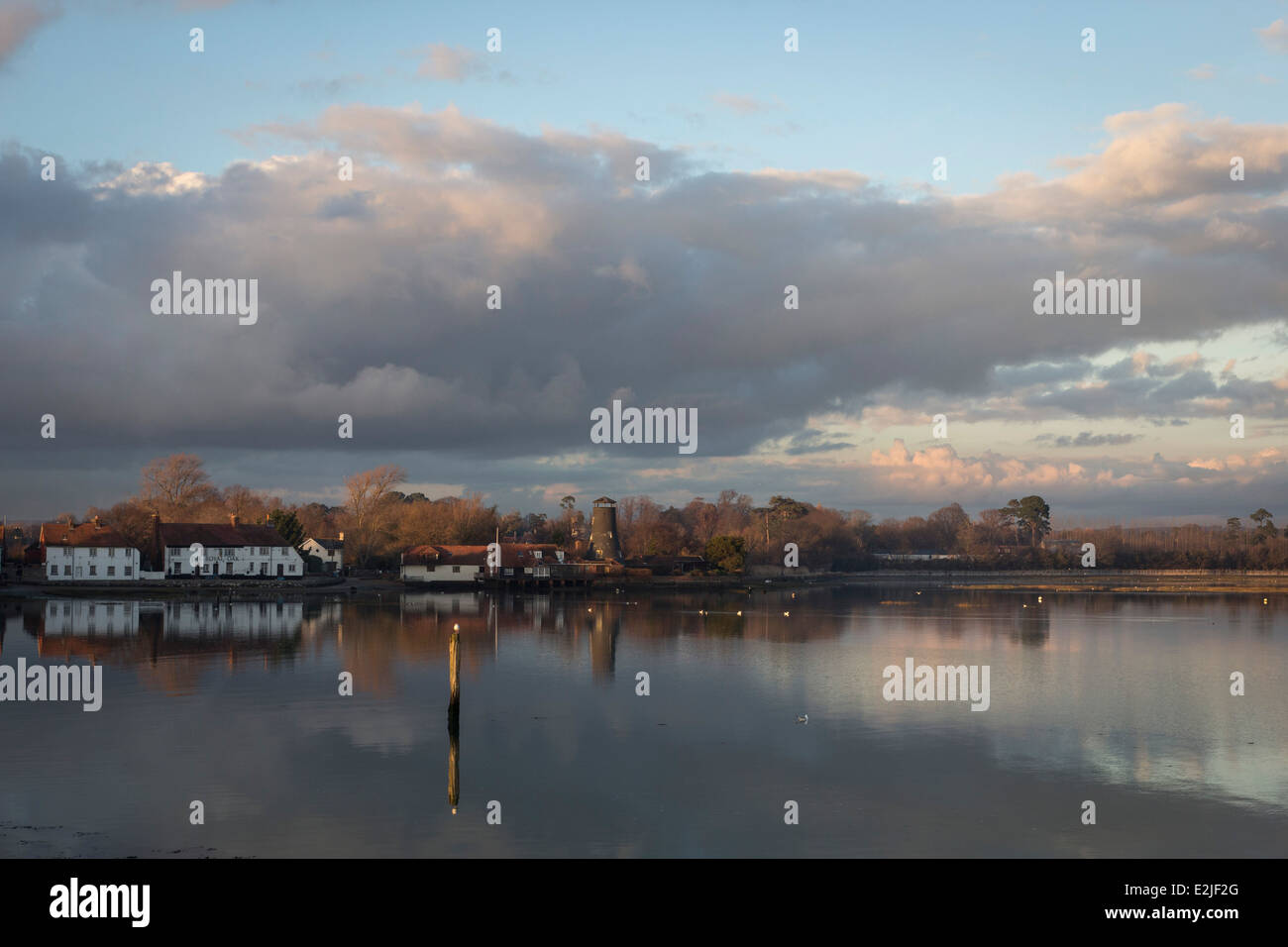 Chichester Harbour Langstone Havant Hampshire England UK Stock Photo ...