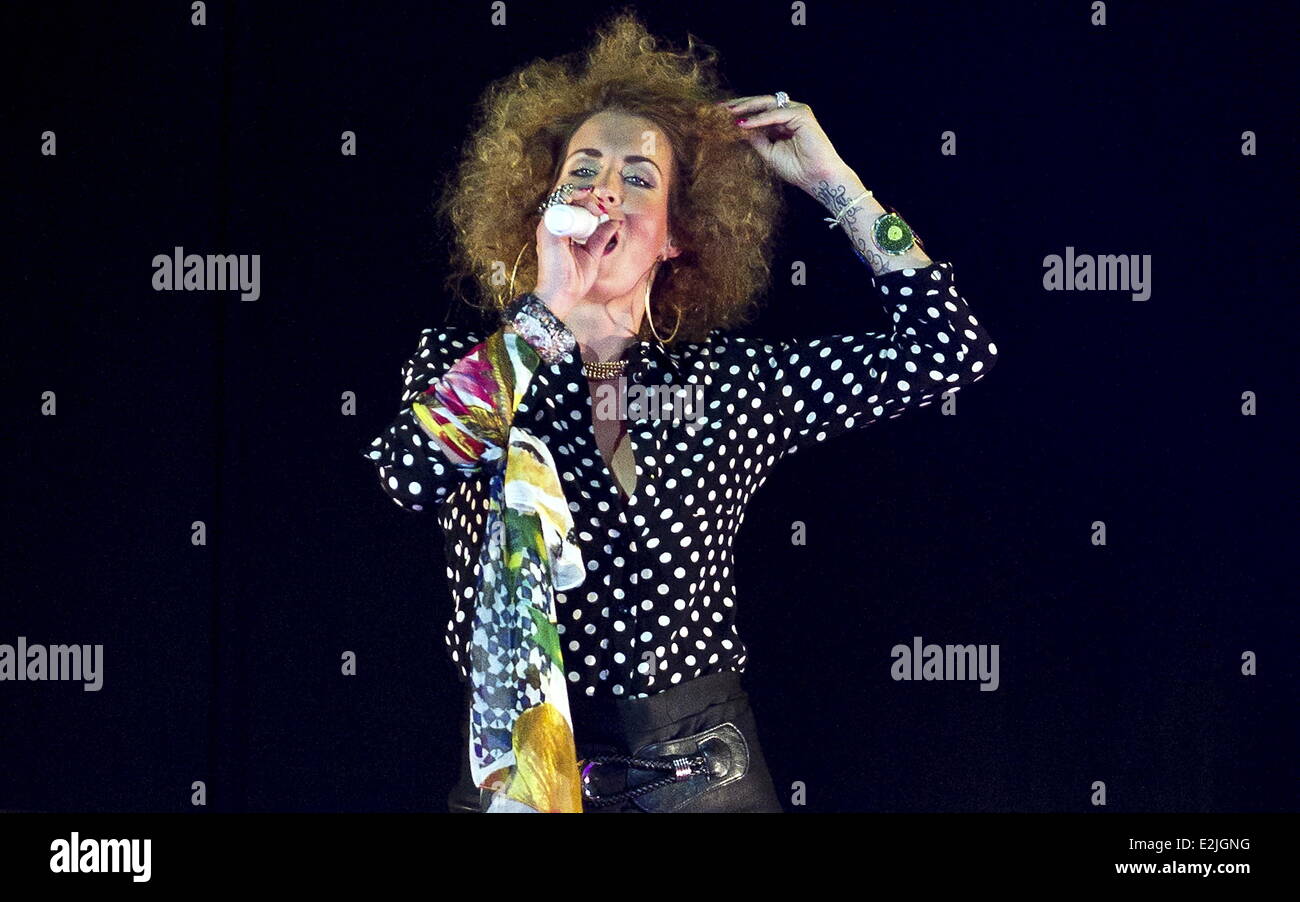 Sarah Connor at a special performance of Holiday on Ice show Speed at ...