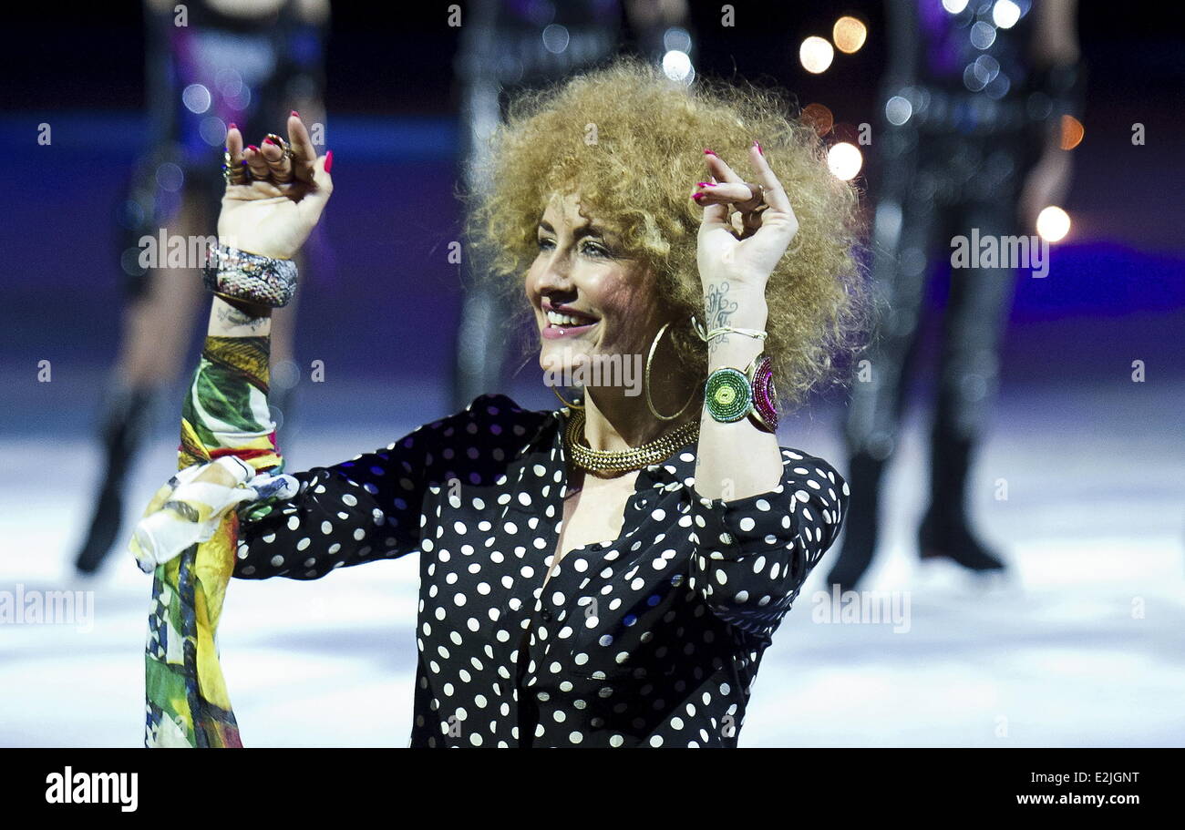 Sarah Connor at a special performance of Holiday on Ice show Speed at ...