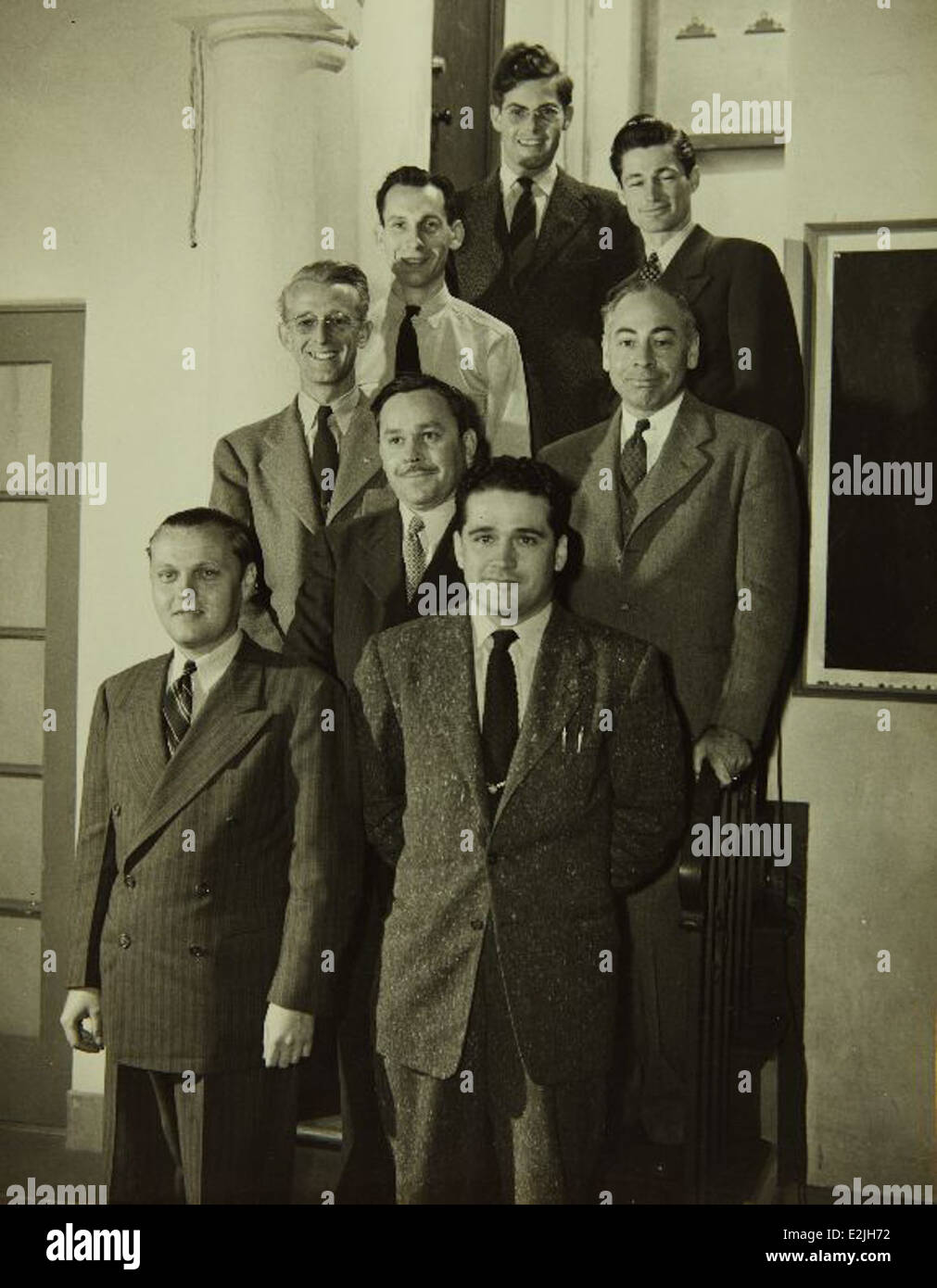 This image shows personnel at the Convair/General Dynamics aerospace ...