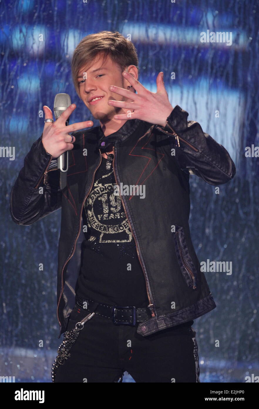 Tim David Weller at the rehearsal for German RTL TV show Deutschland ...
