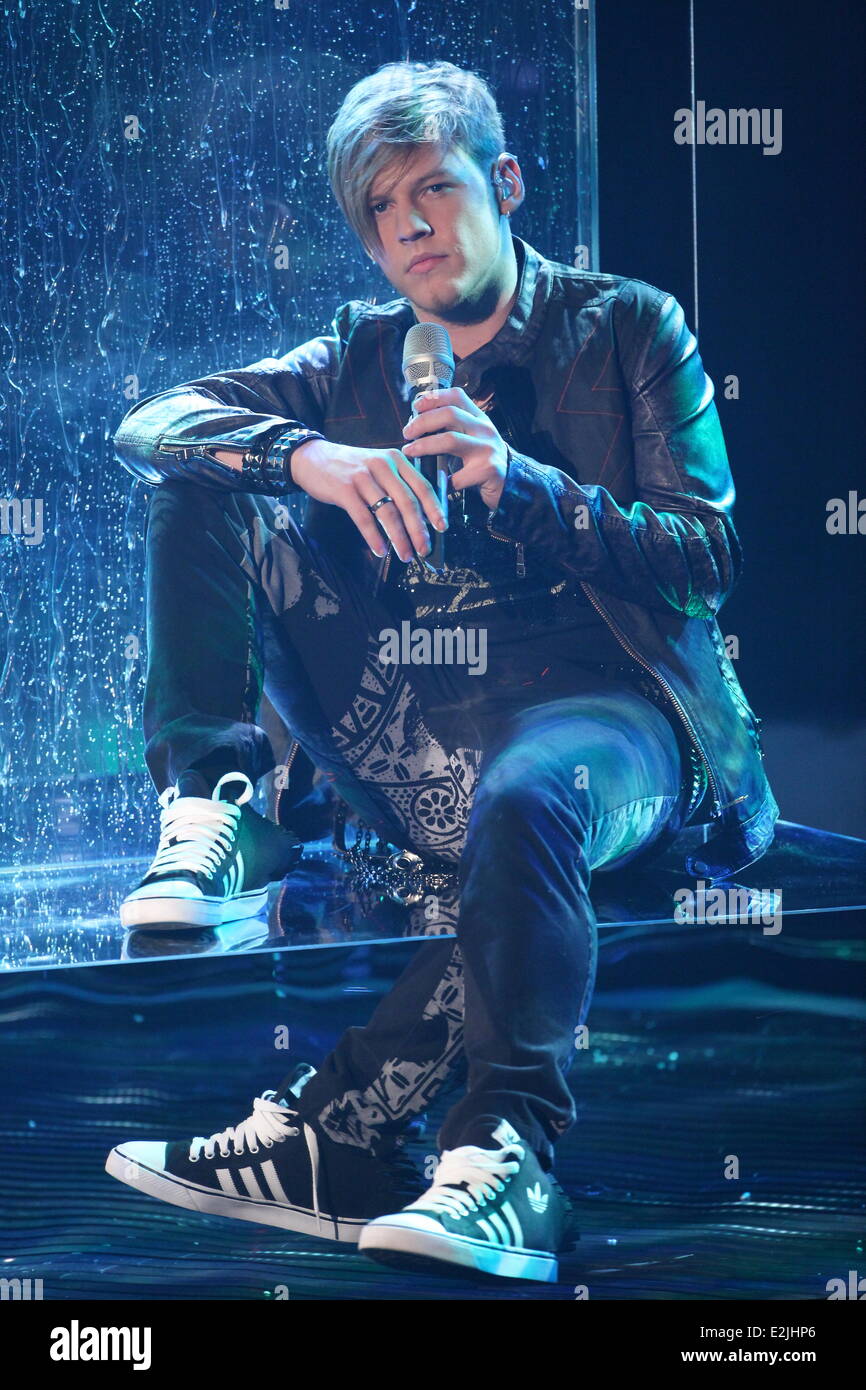 Tim David Weller at the rehearsal for German RTL TV show Deutschland ...