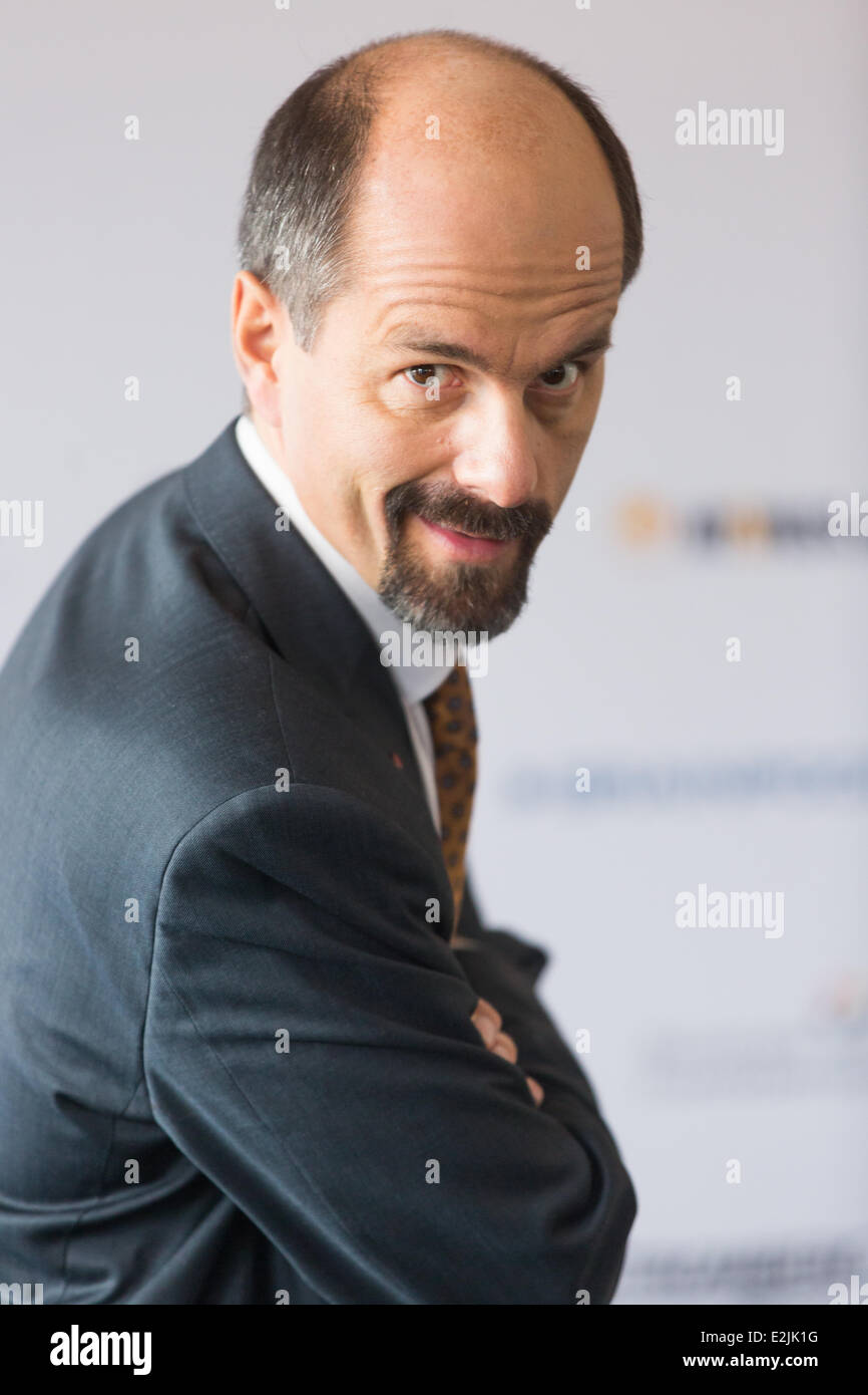 Christoph Maria Herbst at a photocall on the set of Stromberg - Der ...