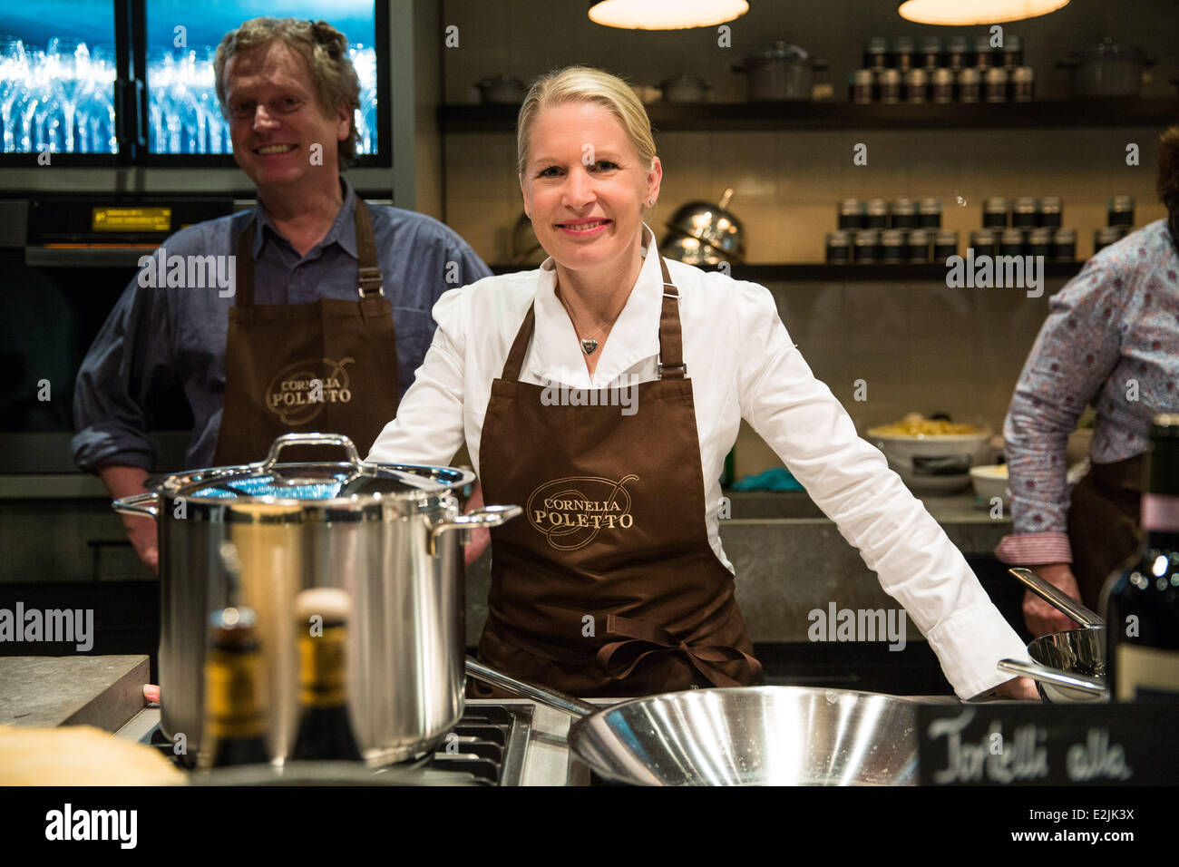 Cornelia Poletto at the grand opening of Concina Cornelia Poletto a ...