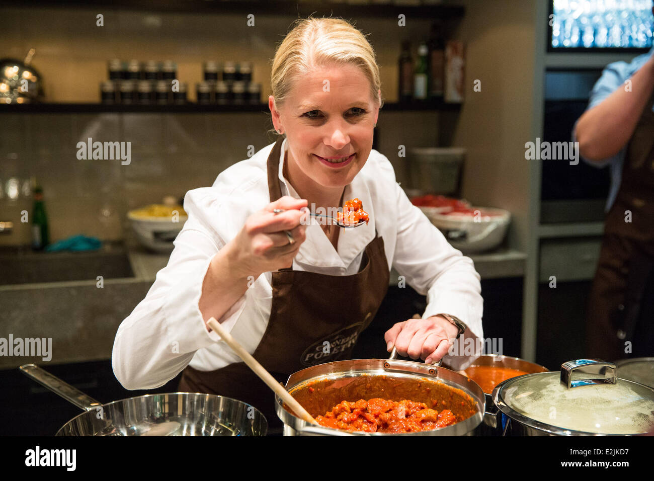 Cornelia Poletto at the grand opening of Concina Cornelia Poletto a ...