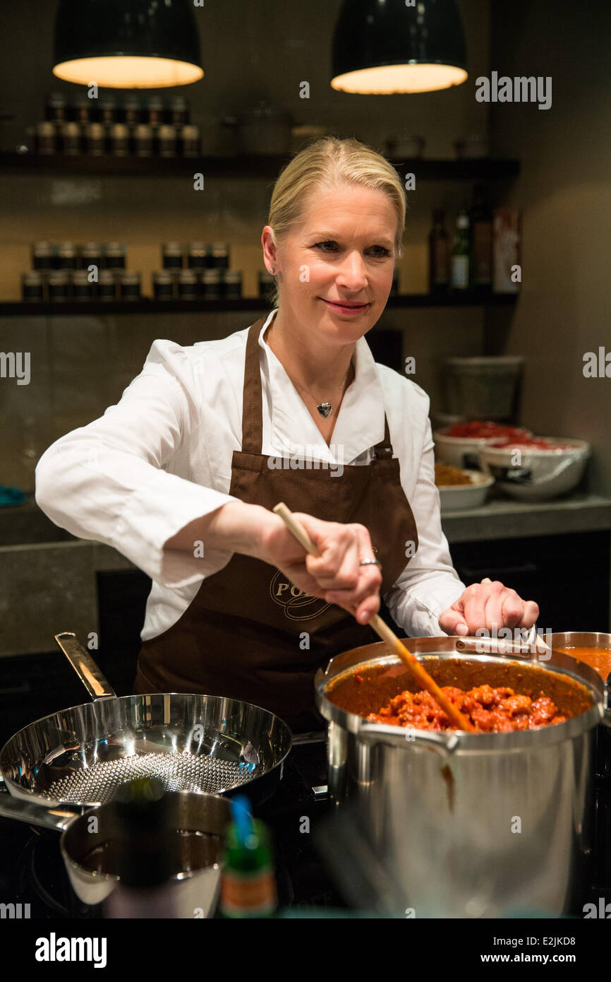 Cornelia Poletto at the grand opening of Concina Cornelia Poletto a ...