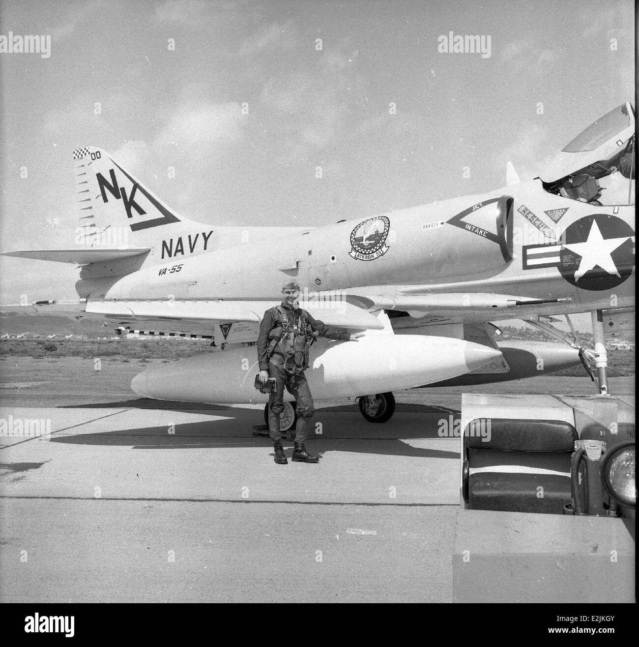 Navy aircraft from carrier Black and White Stock Photos & Images - Alamy