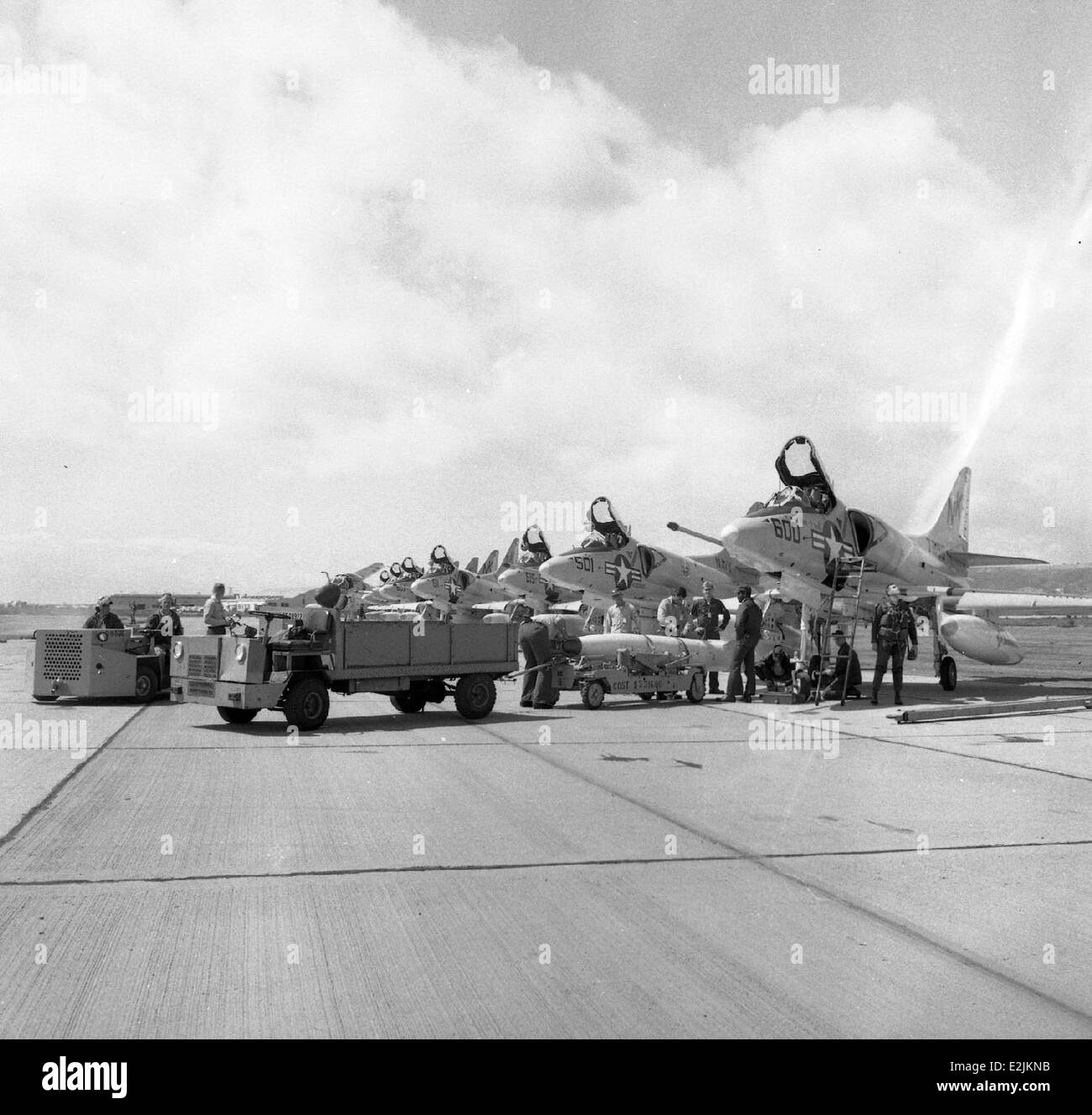 Skyhawk jets in vietnam war Black and White Stock Photos & Images - Alamy