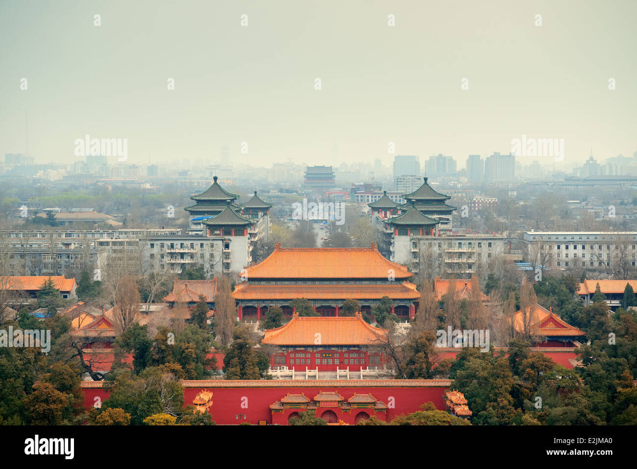 Aerial view of beijing hi-res stock photography and images - Alamy