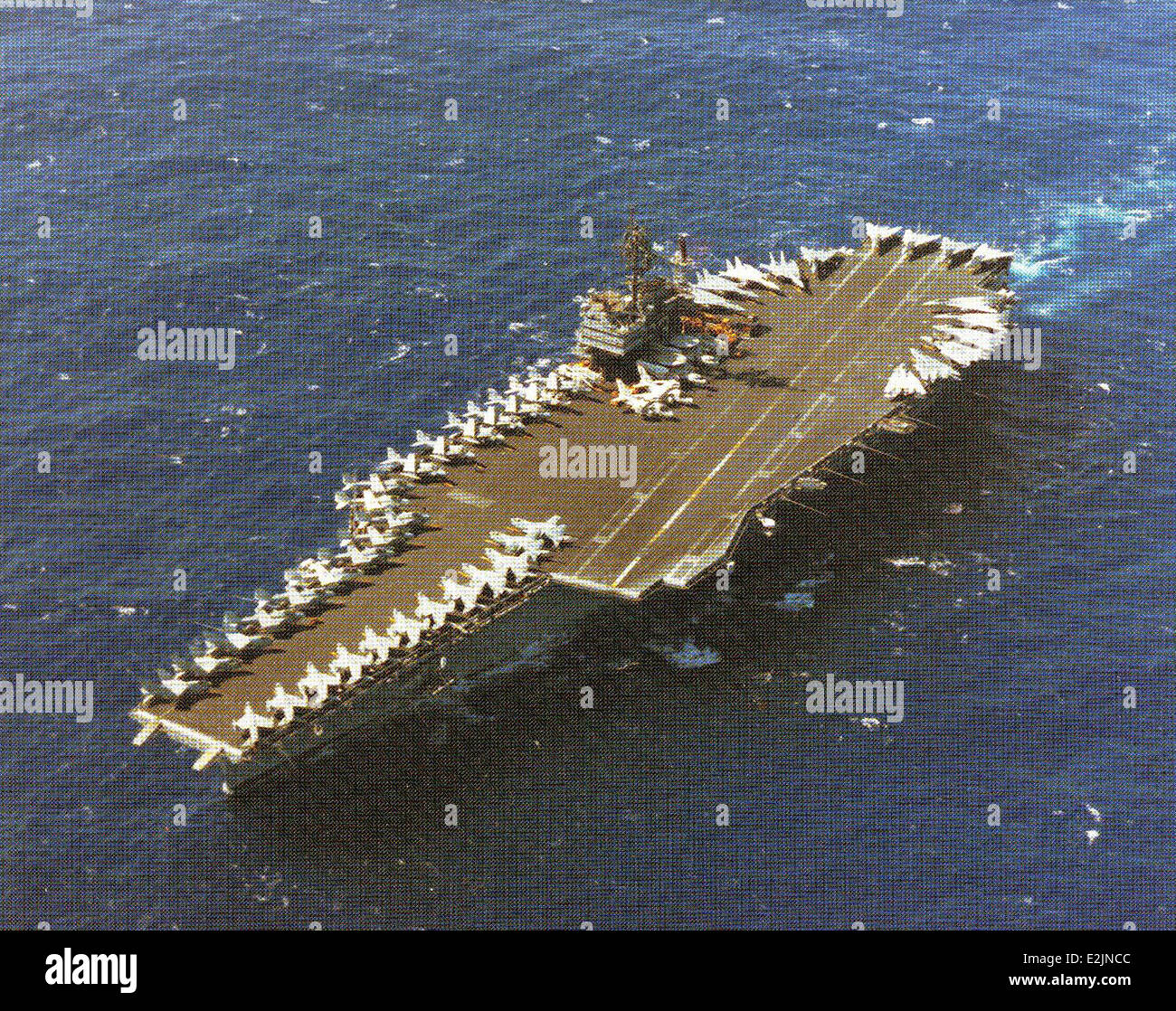 The USS Kitty Hawk (CV-63), a United States Navy aircraft carrier, was ...