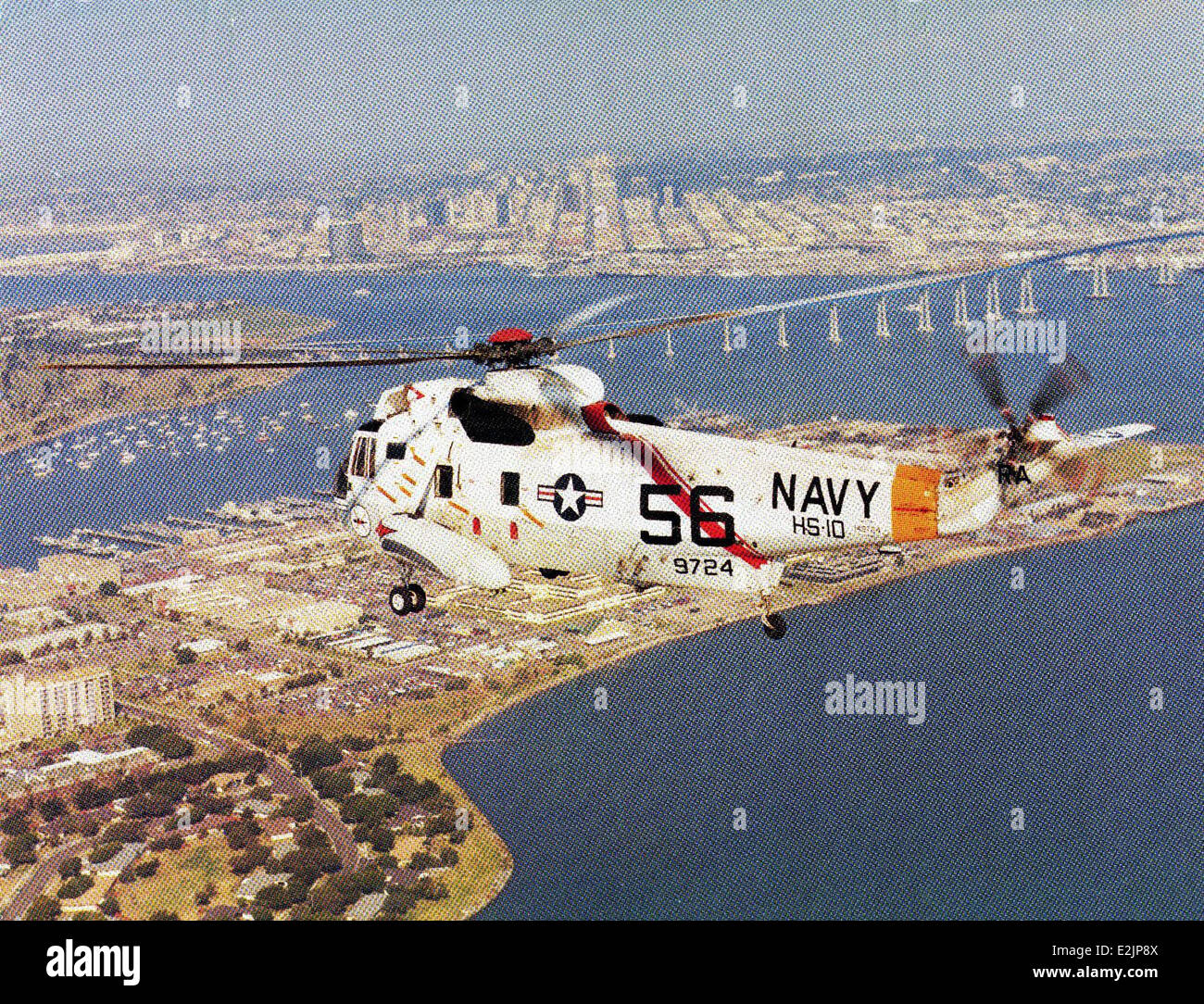 The Sikorsky SH-3H, BuNo 149724, was operated by Helicopter Squadron HS ...
