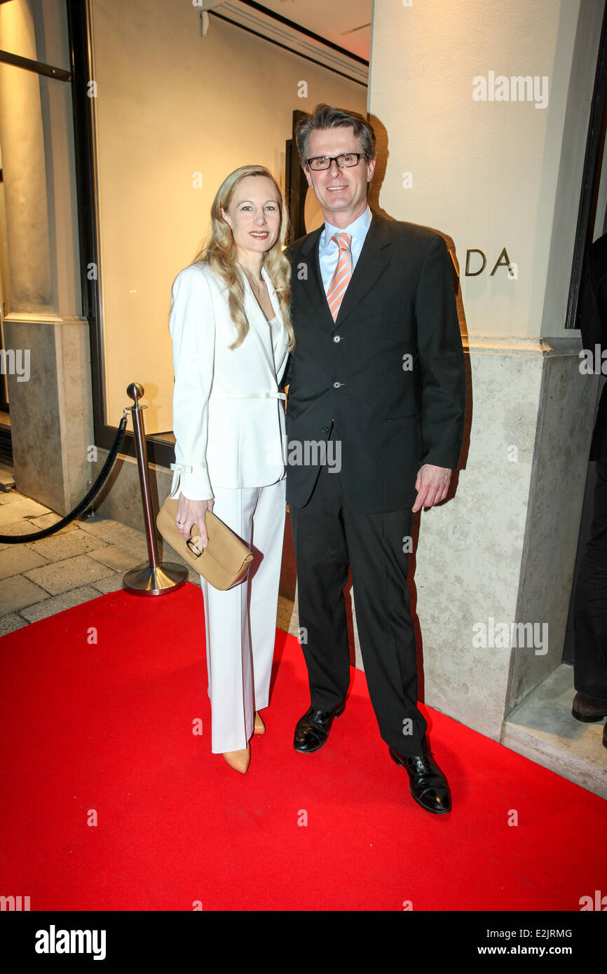 Constanze Hausmann and Jürgen Hausmann at the Escada and De Rigo Vision ...
