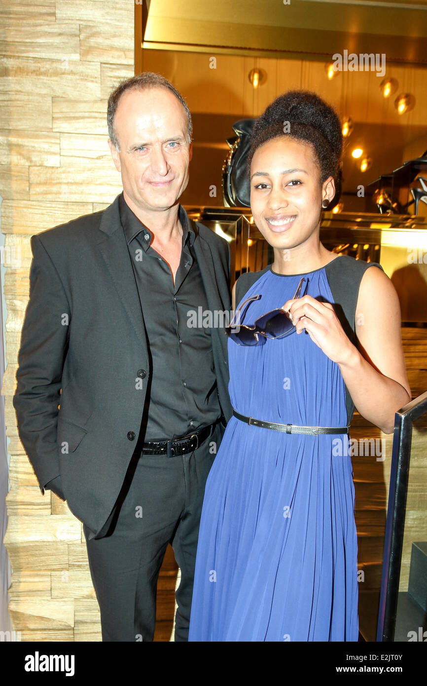 Bruno Sälzer and Fedora Mednard at the Escada and De Rigo Vision ...