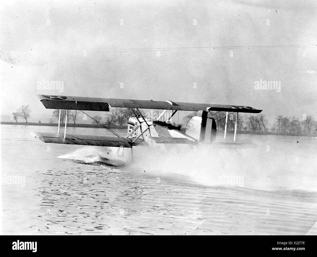 The DT-2 aircraft, captured during takeoff from North Island, is ...
