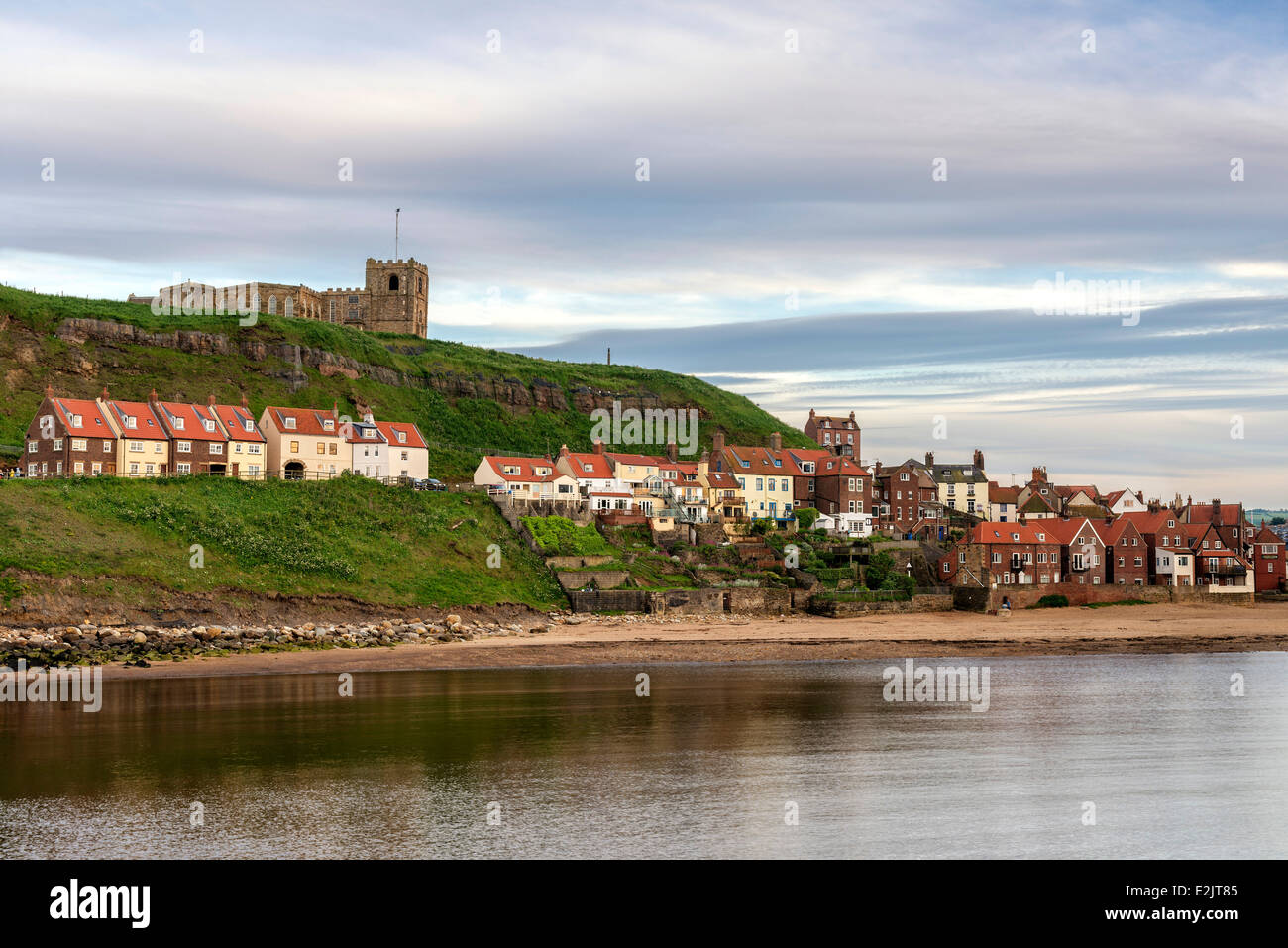 Whitby old town from the east pier Stock Photo - Alamy