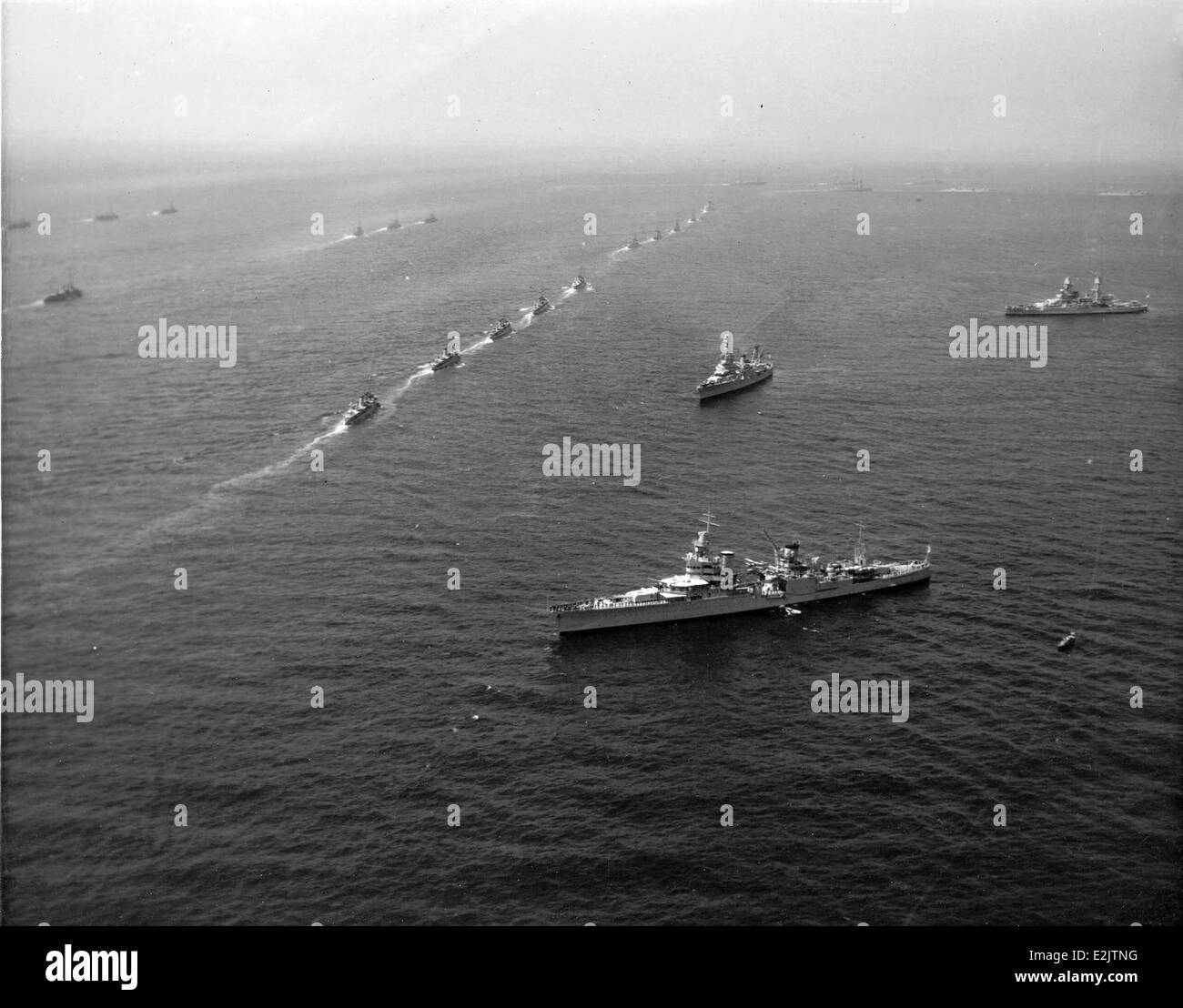 This photo captures a naval review of ships in New York Harbor on May ...