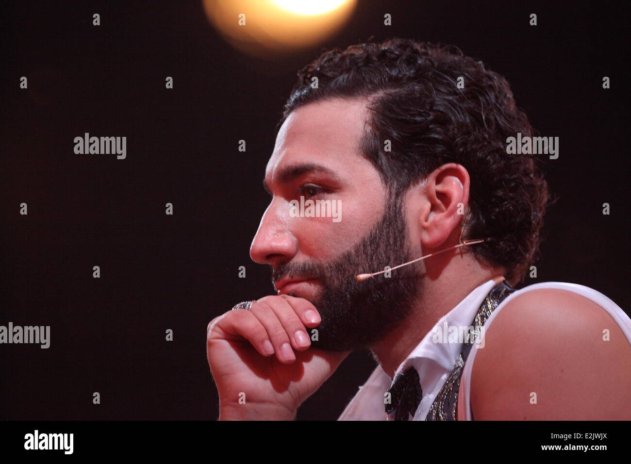 Massimo Sinato on German RTL TV show "Let's Dance" at Coloneum TV ...